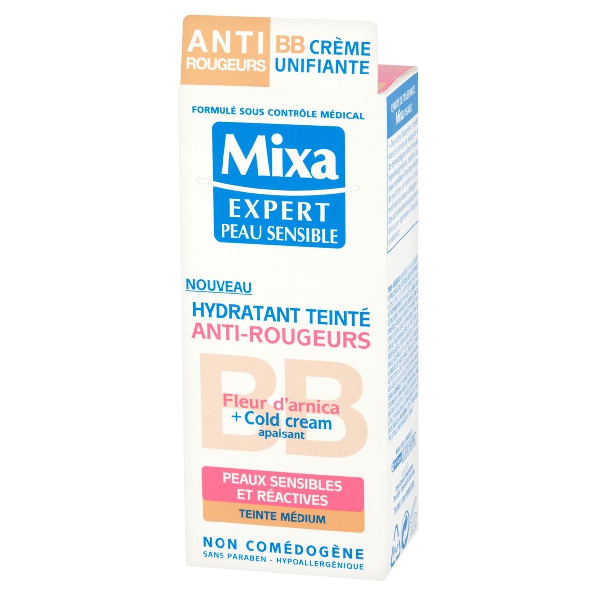 MIXA Mixa bb crème unifiante et teintée medium anti-rougeur 50ml pas ...