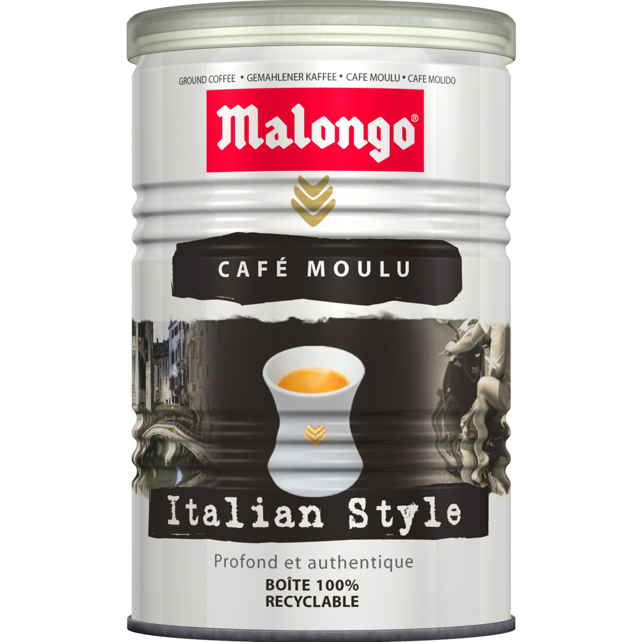 MALONGO Malongo italian style moulu boite 250g pas cher - Auchan.fr