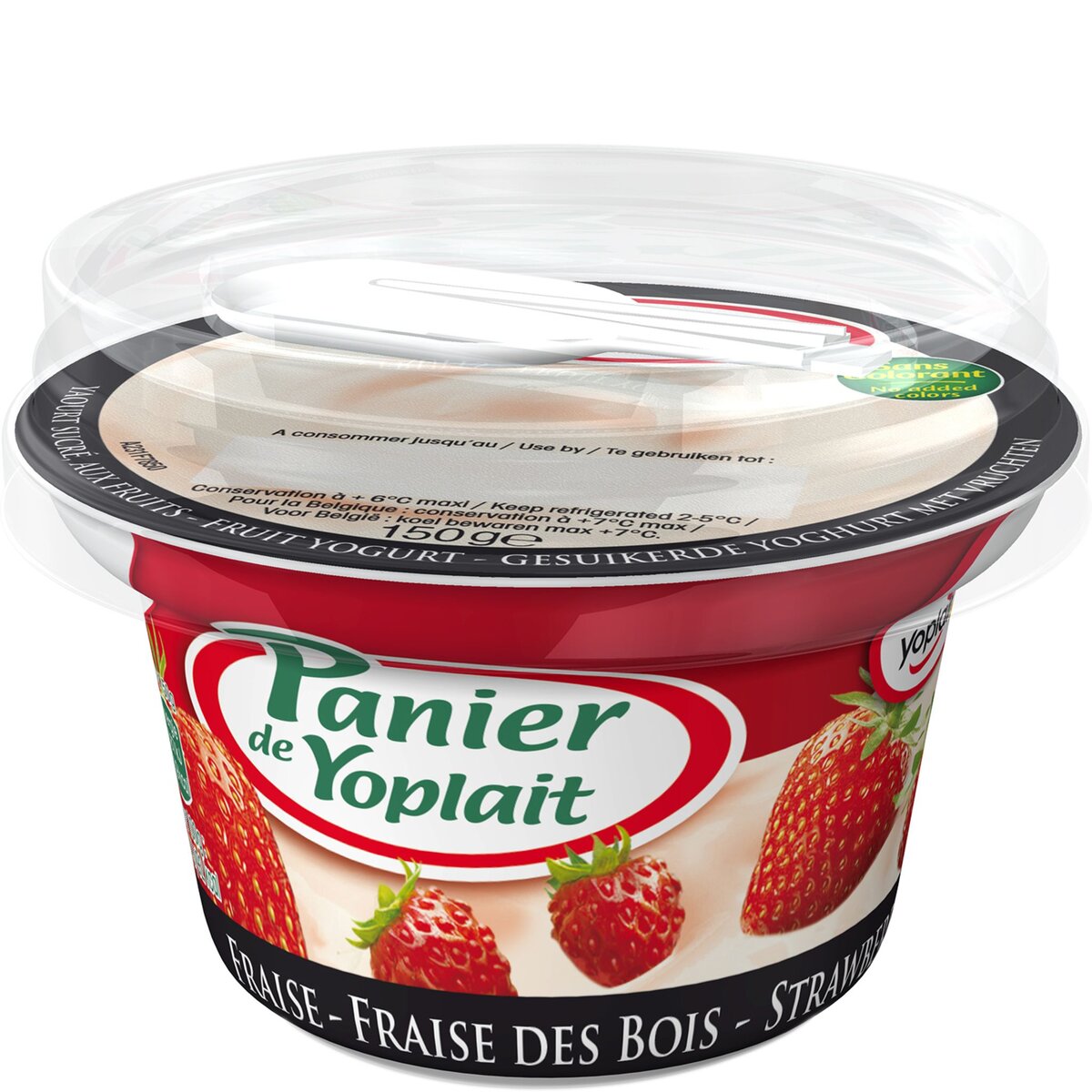 YOPLAIT Panier de Yoplait fraise 150g pas cher - Auchan.fr