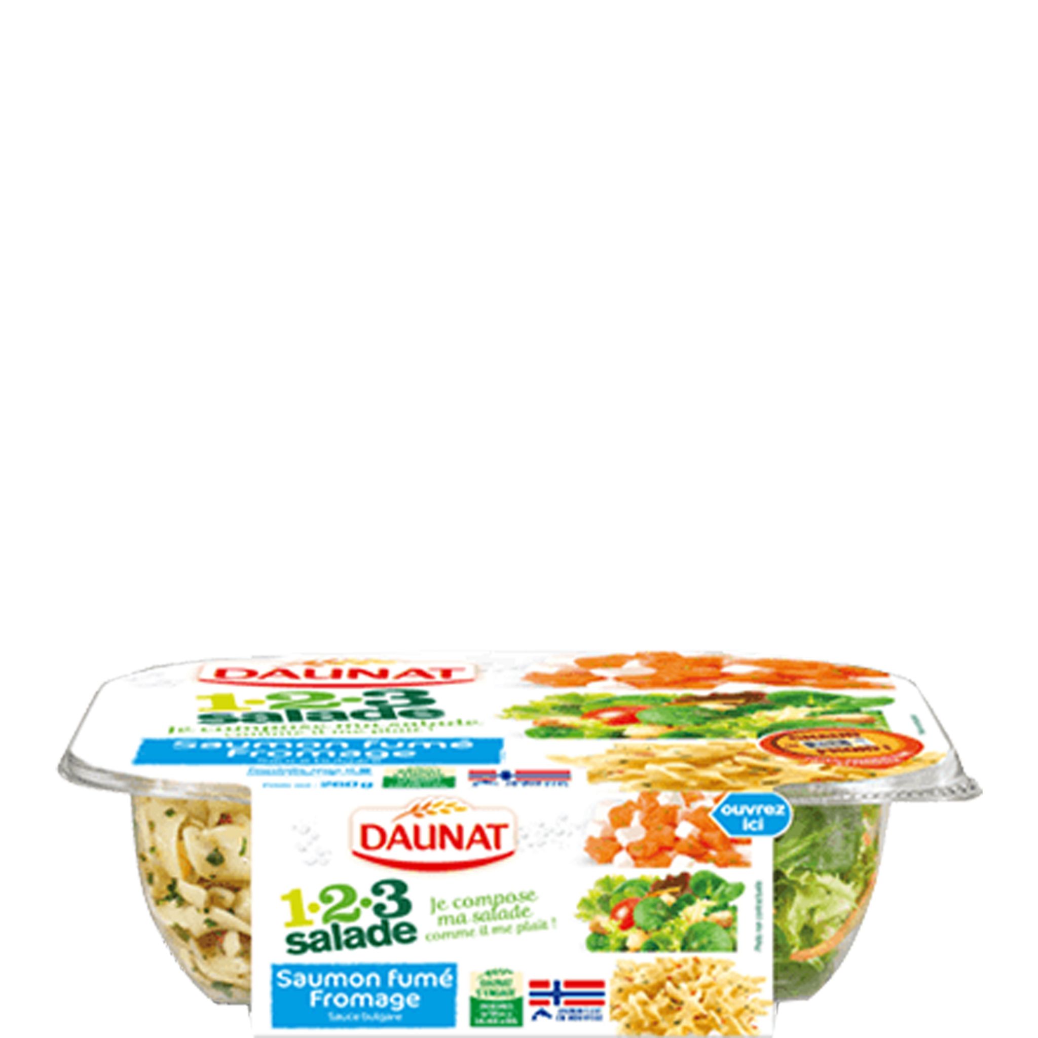 DAUNAT Daunat 123 salade saumon 260g pas cher - Auchan.fr