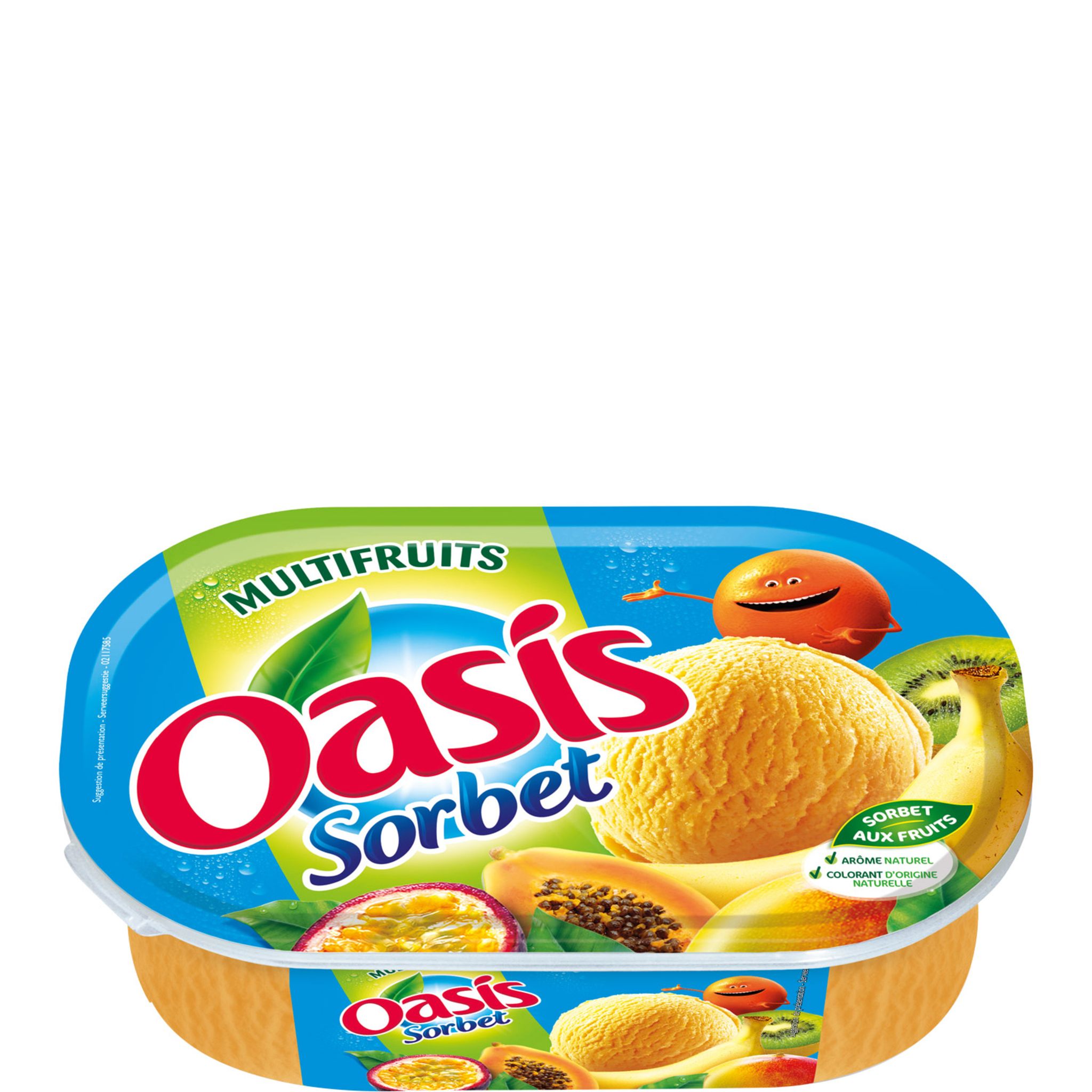 OASIS Oasis sorbet multifruits bac 500g pas cher - Auchan.fr