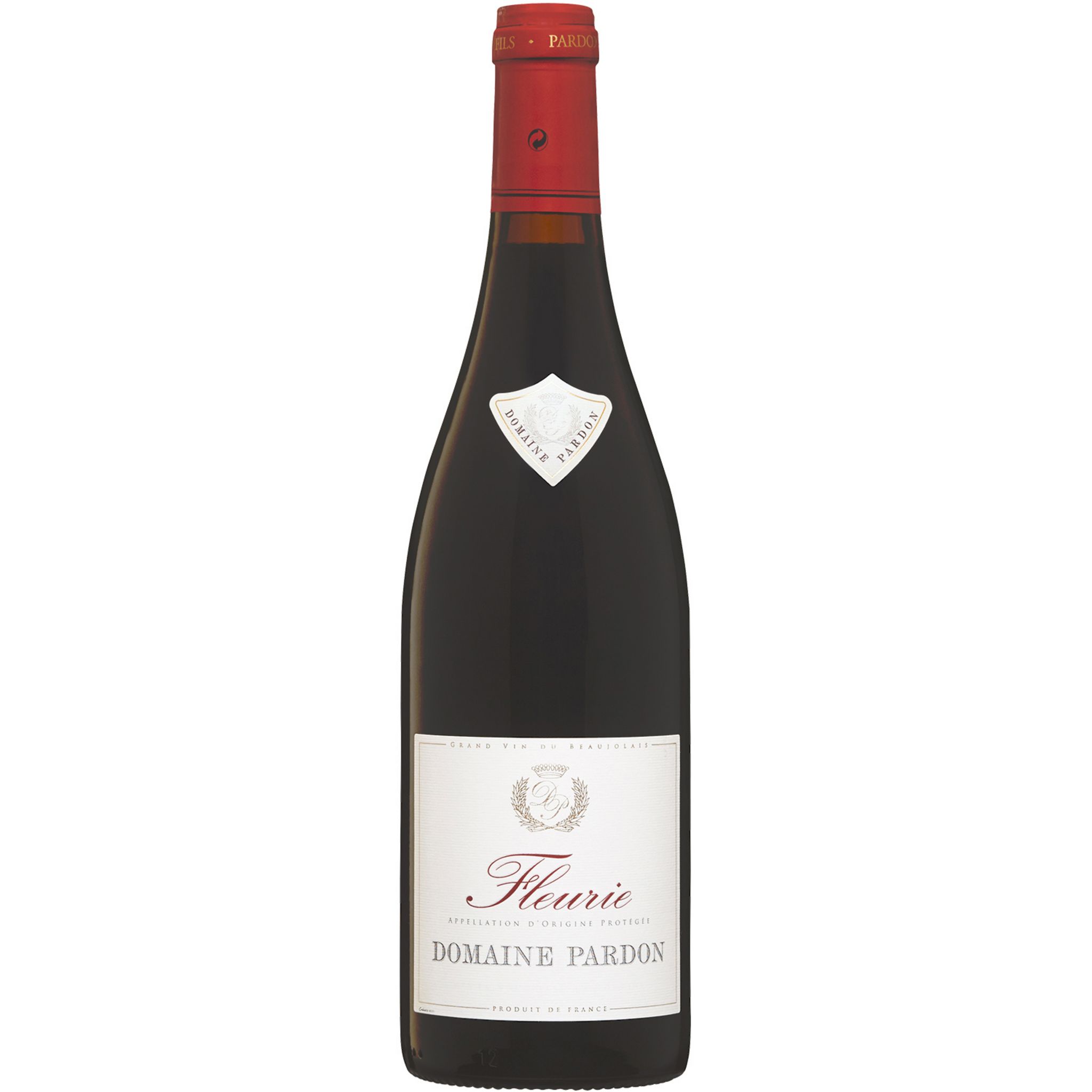Vin rouge AOP Fleurie Domaine Pardon 75cl pas cher - Auchan.fr
