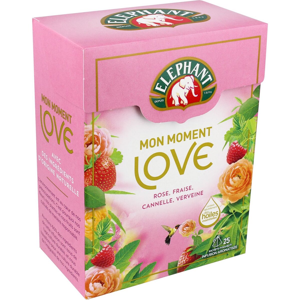 ELEPHANT Elephant infusion mon moment love sachet x25 -50g pas cher ...