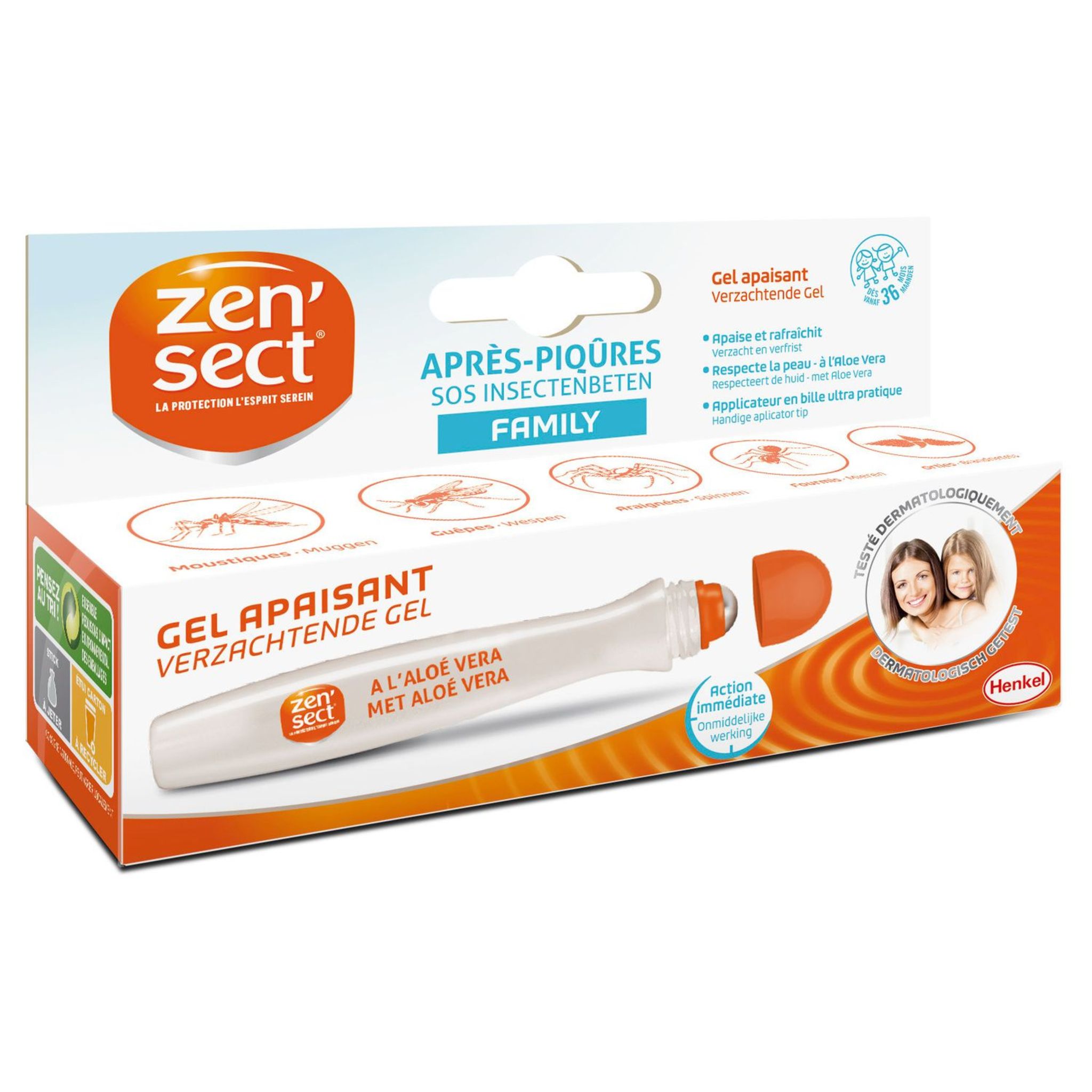 ZENSECT Zensect gel apaisant après piqûre stick 10ml pas cher - Auchan.fr