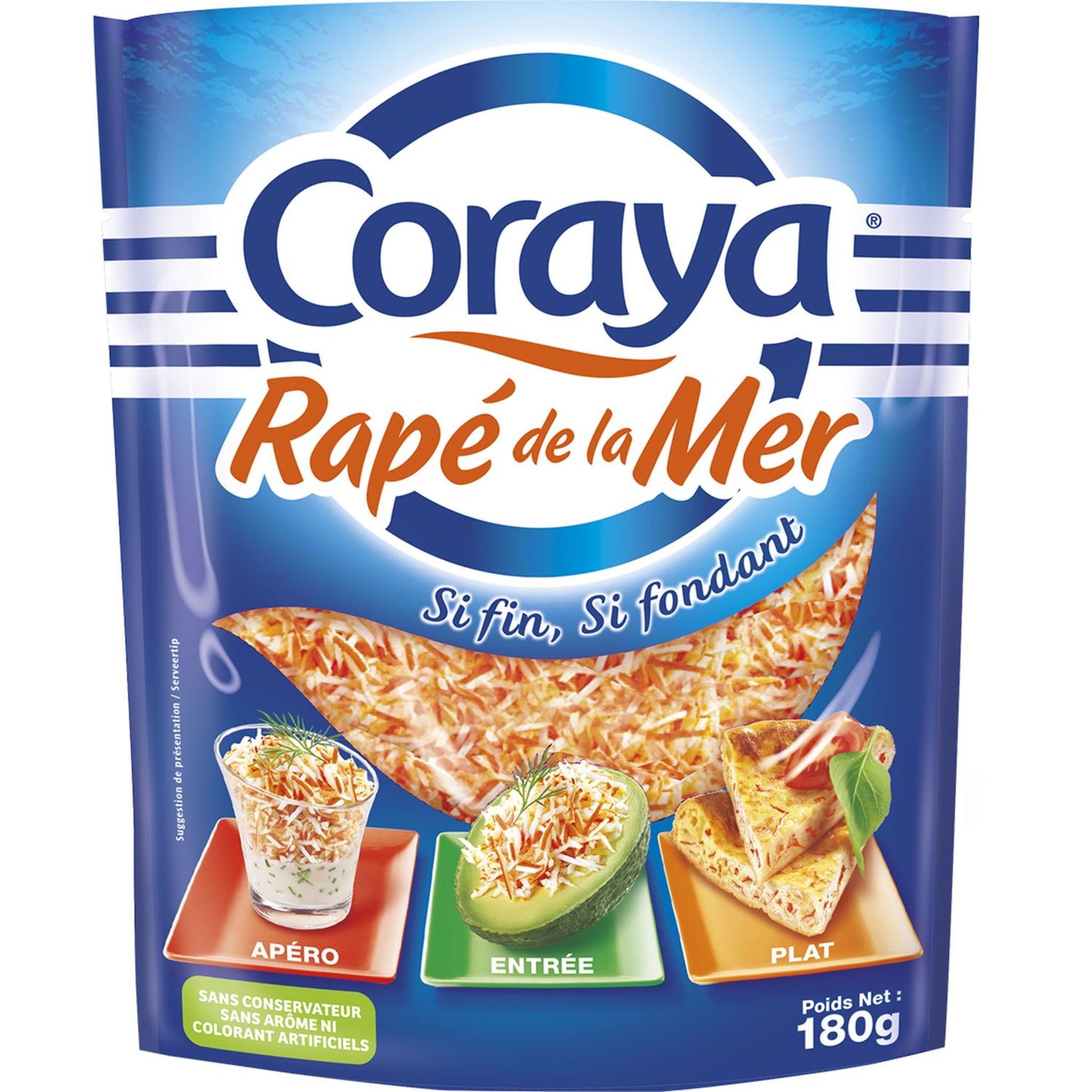 CORAYA Coraya Râpé de la mer 180g 180g pas cher - Auchan.fr