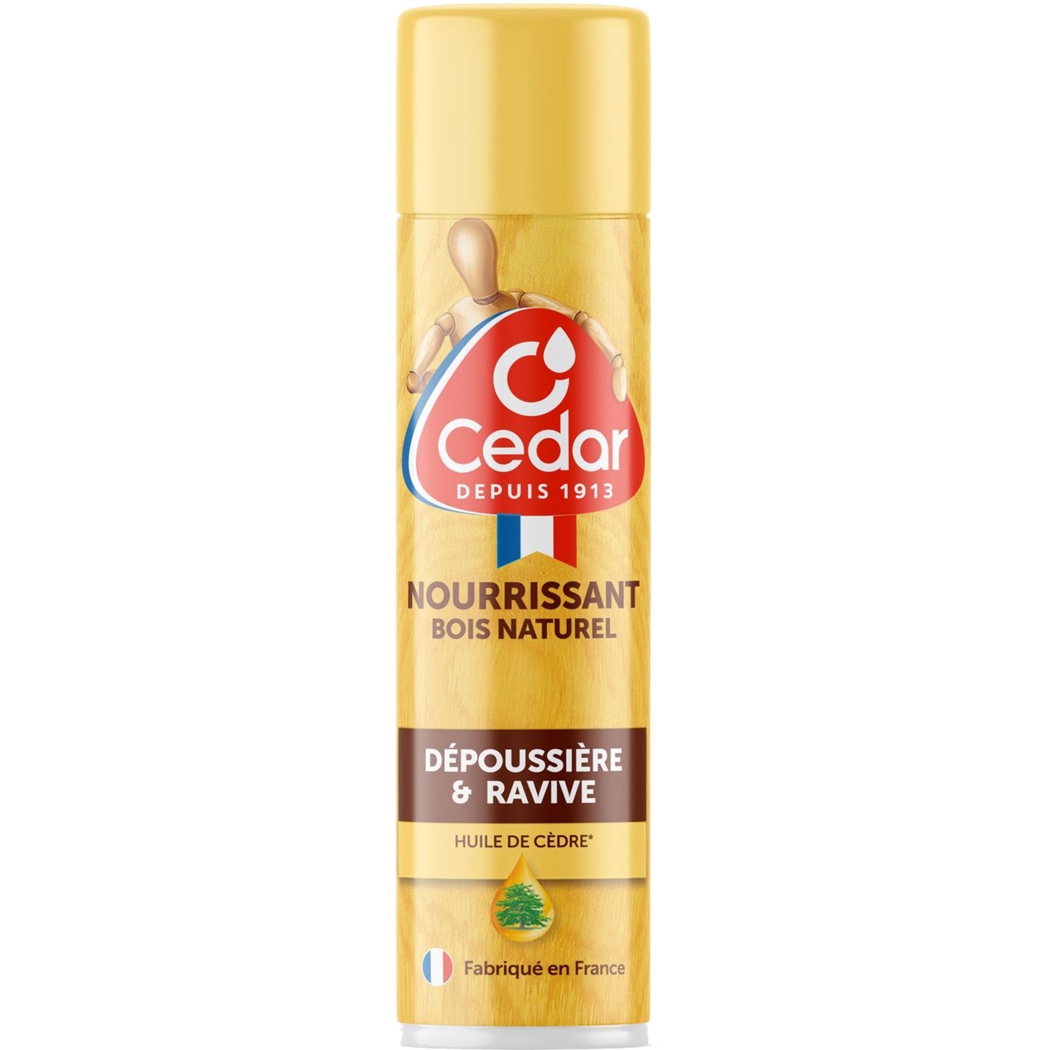 O'CEDAR Nourrissant à l'huile de cèdre pour bois naturel spray 300ml ...