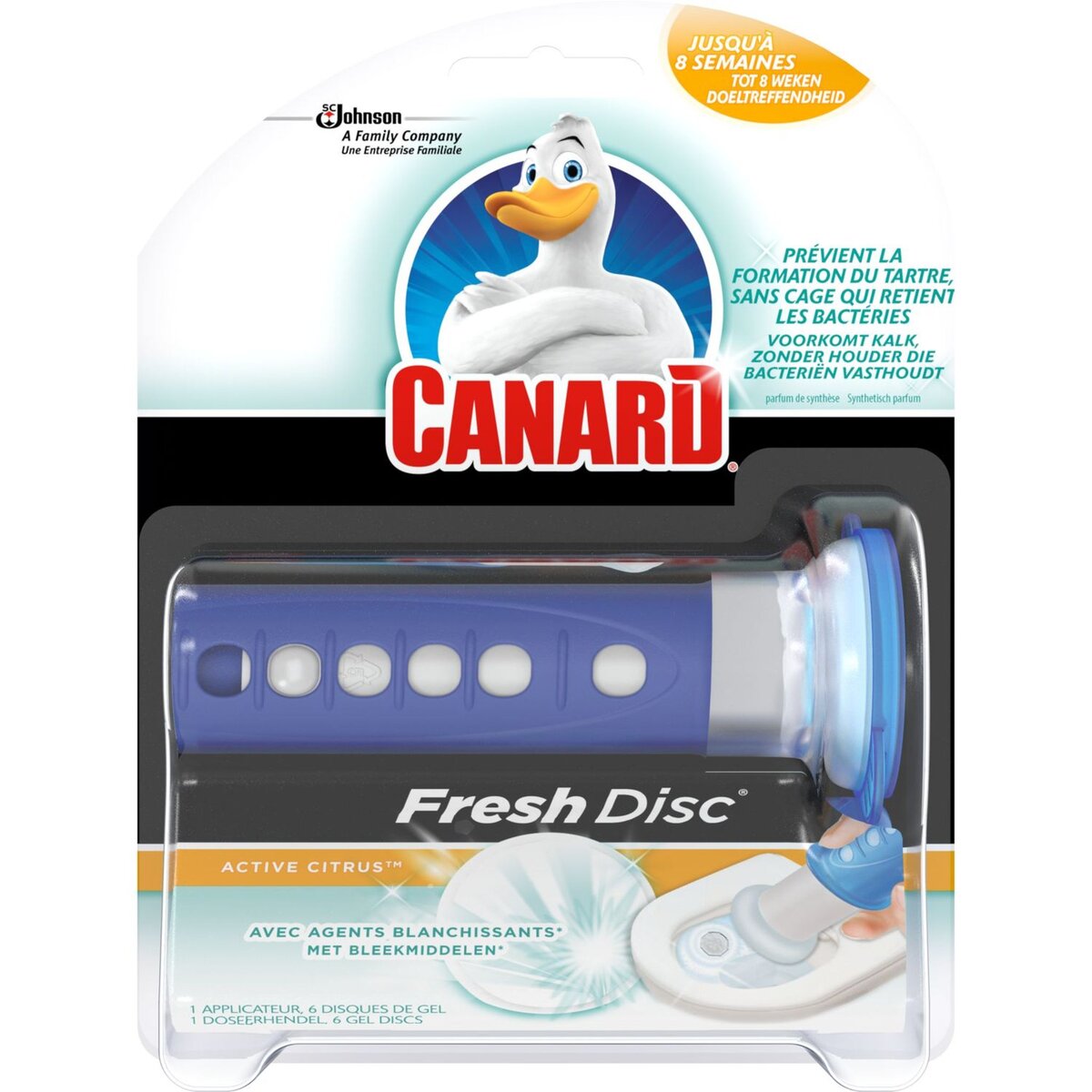 CANARD Canard fresh disc active citrus x6 pas cher - Auchan.fr