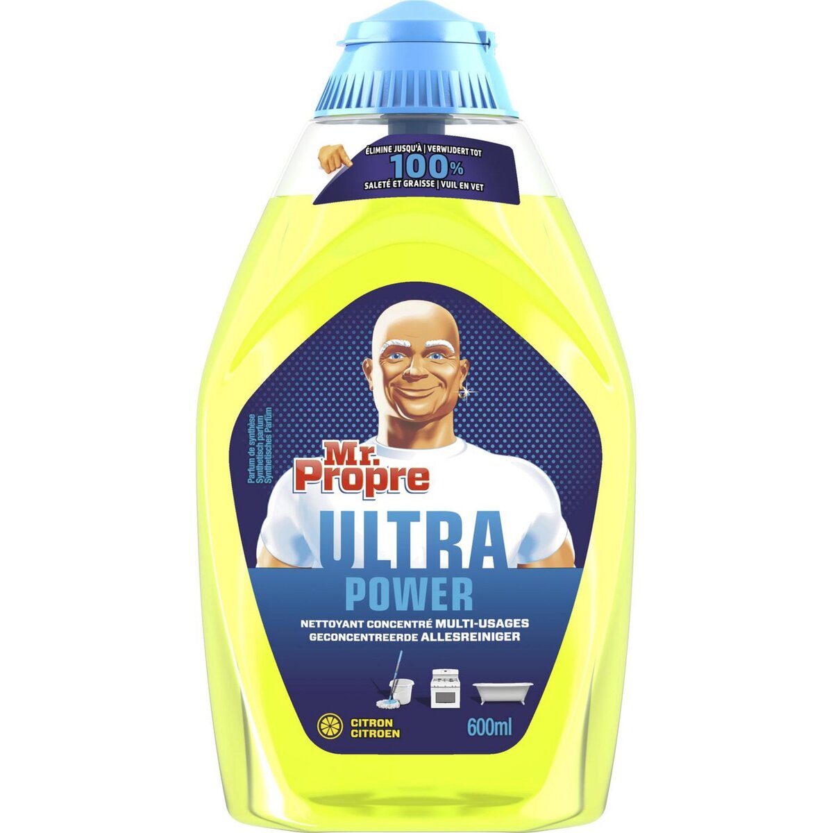 MR PROPRE Mr Propre Nettoyant ménager multi-usages fleurs rouges 600ml ...