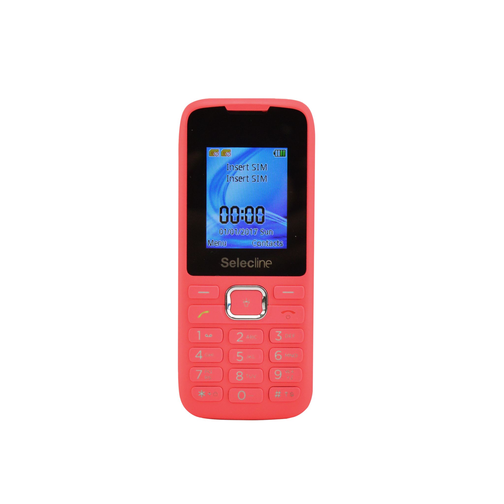 SELECLINE Téléphone mobile - Feature phone - Rose - Double SIM pas cher ...