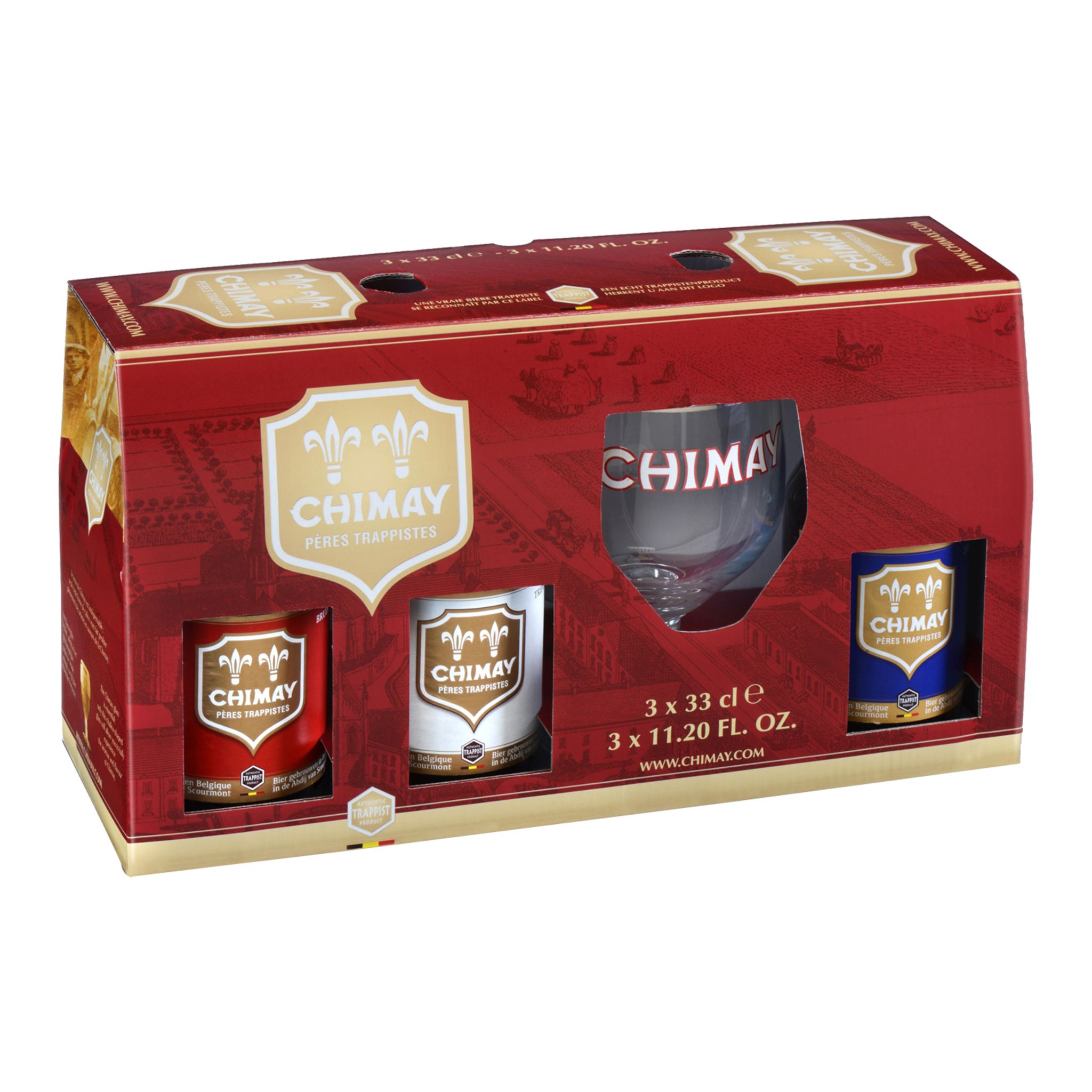CHIMAY Coffret bières trilogie 9% bouteilles "ERROR:#NAME?" 3x33cl pas ...