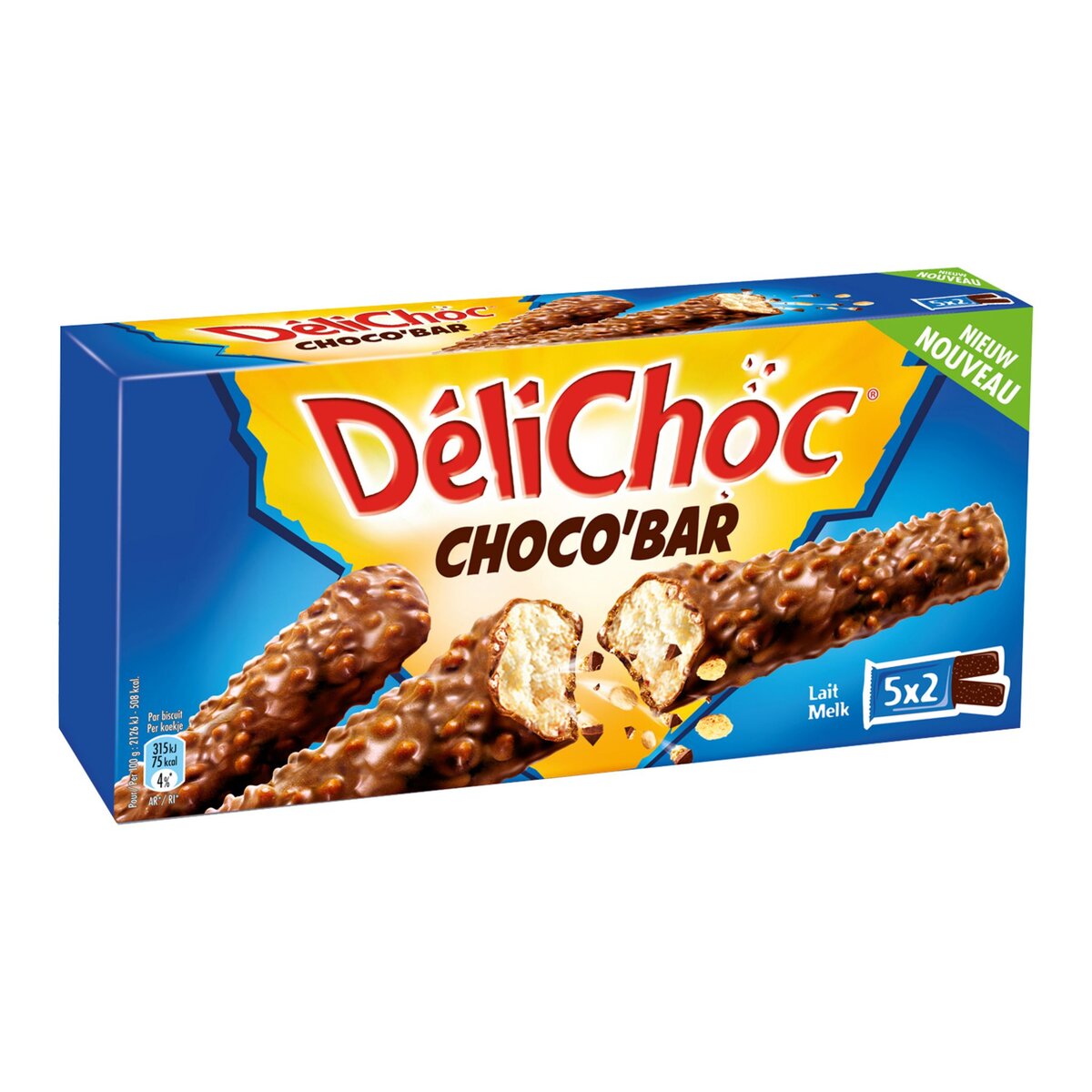 DELICHOC Choco'bar Biscuits au chocolat au lait 150g pas cher - Auchan.fr
