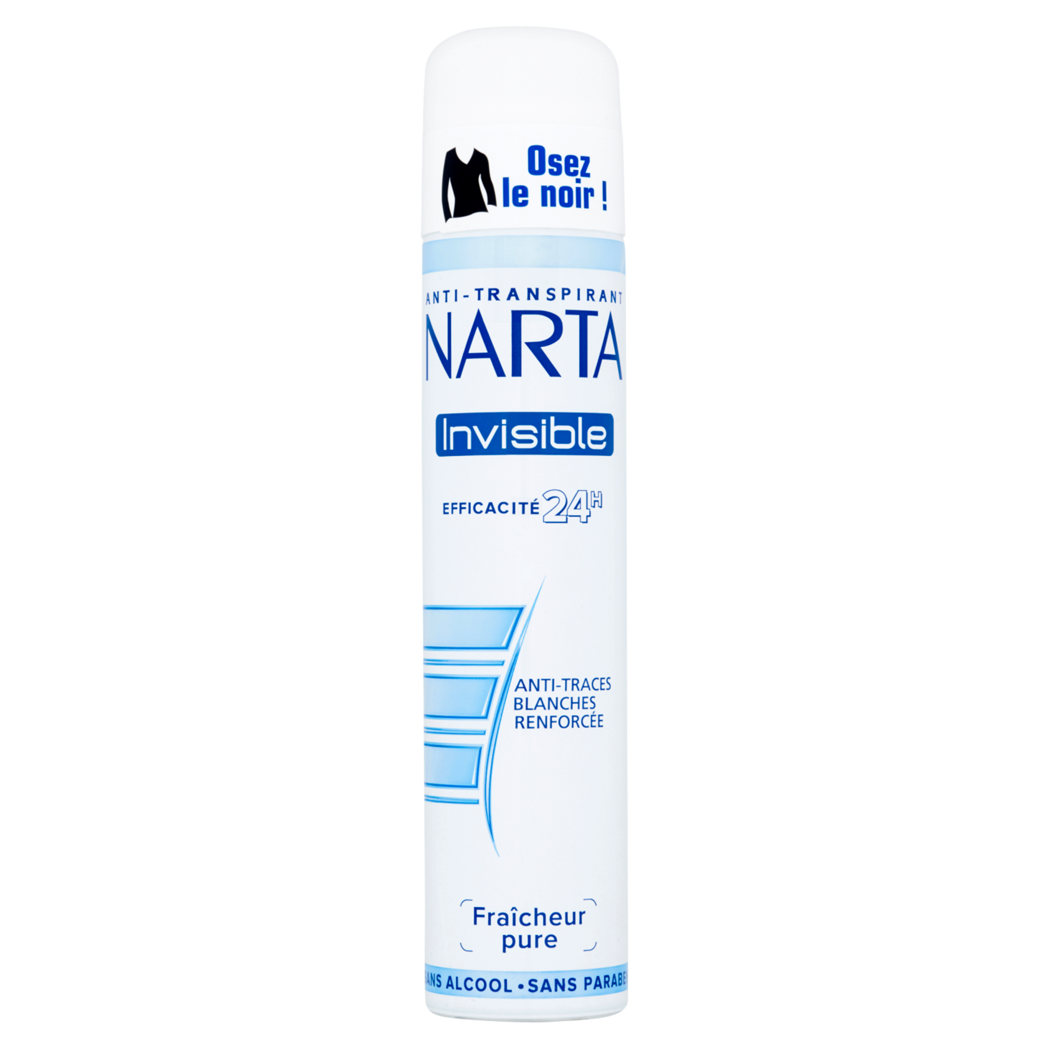 NARTA Narta déodorant invisible fraîcheur pure 2x200ml pas cher - Auchan.fr