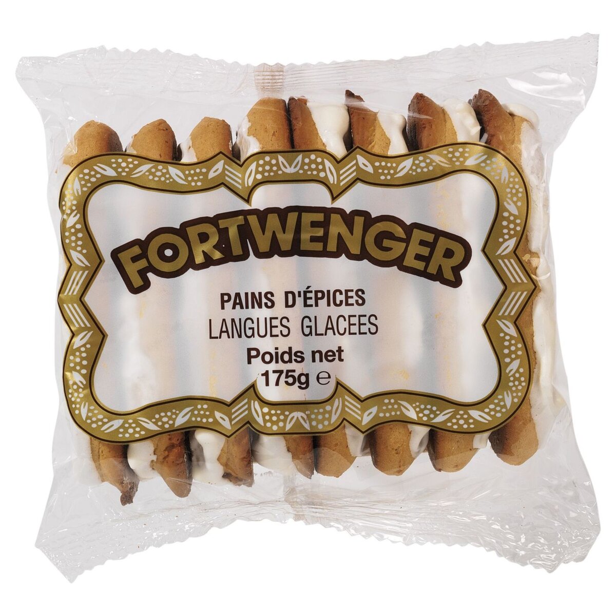 FORTWENGER Fortwenger langue glacée pain d'épice 175g pas cher - Auchan.fr