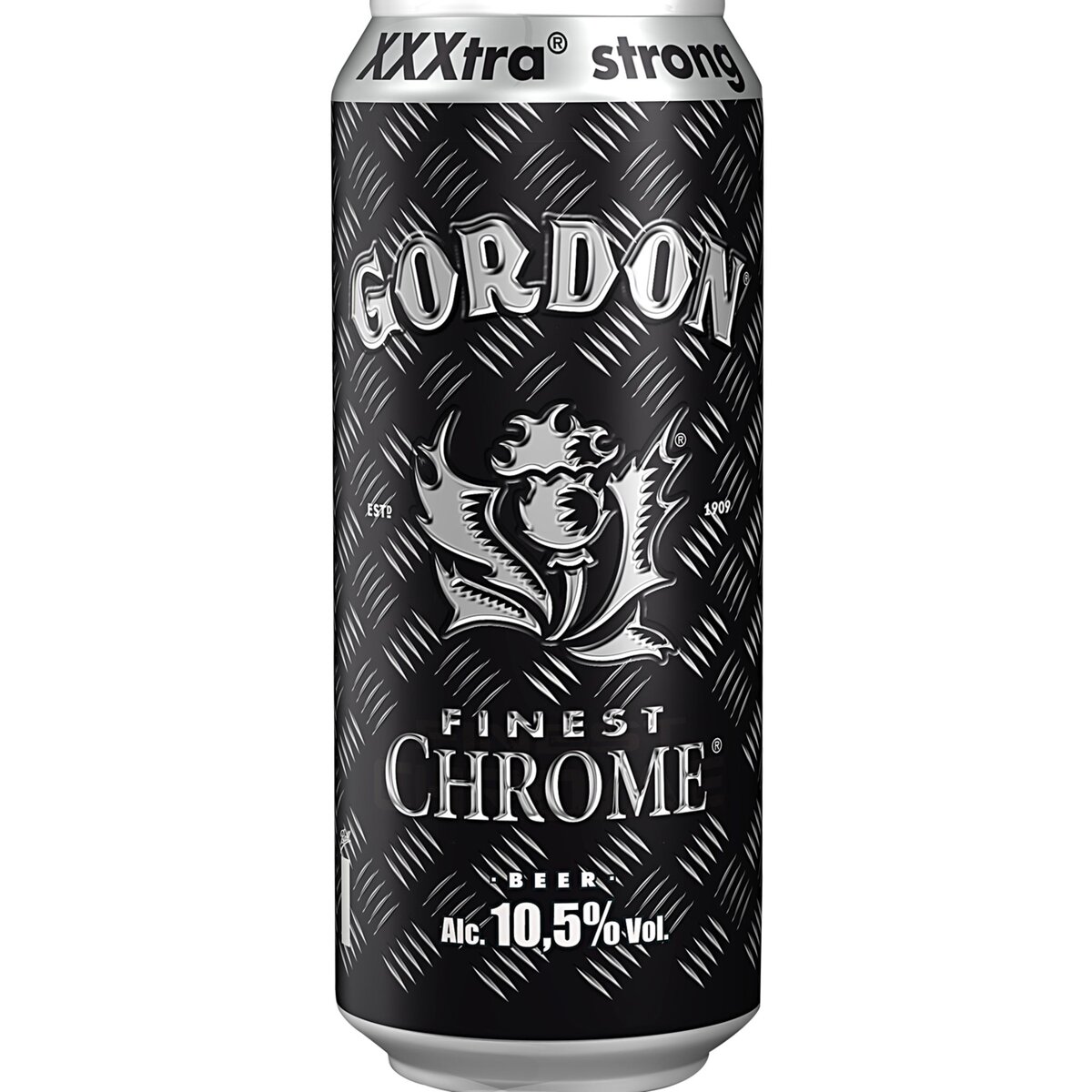 GORDON Gordon Bière chrome 10,5% boîte 50cl 50cl pas cher - Auchan.fr
