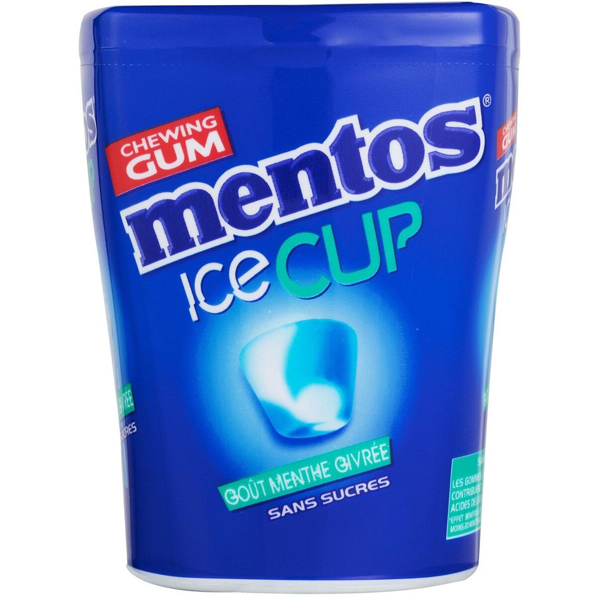 MENTOS Ice cup goût menthe givrée sans sucres 97g pas cher - Auchan.fr
