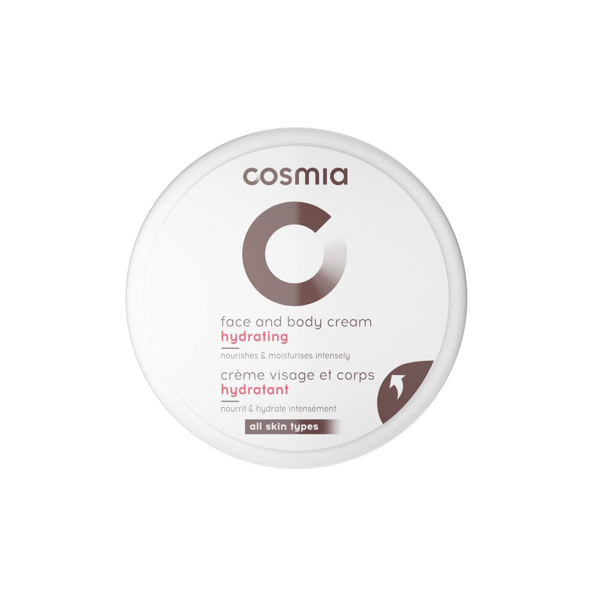 COSMIA Crème visage et corps hydratant tous types de peaux 50ml pas ...