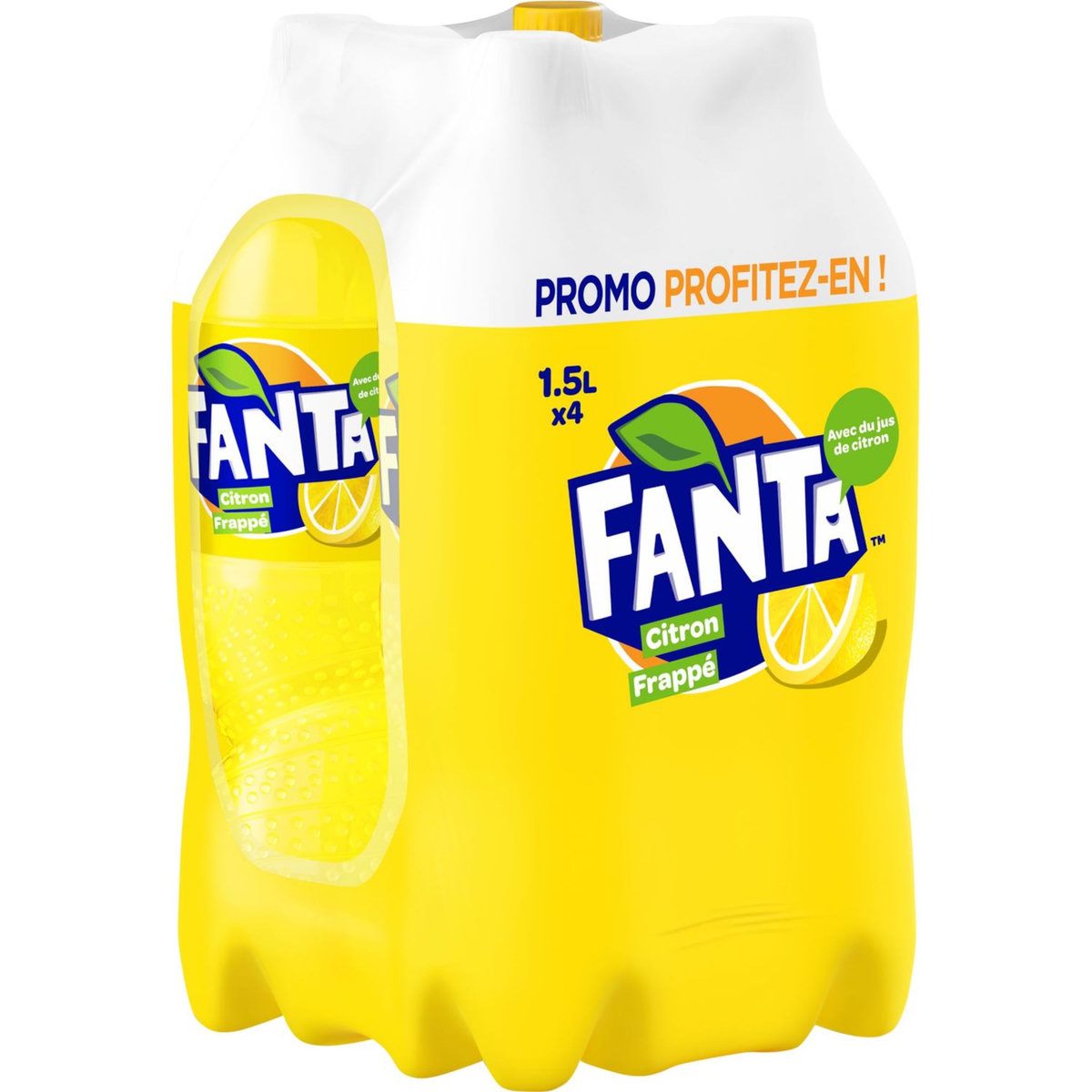 FANTA Fanta citron frappé 4x1,5l splash profitez-en pas cher - Auchan.fr