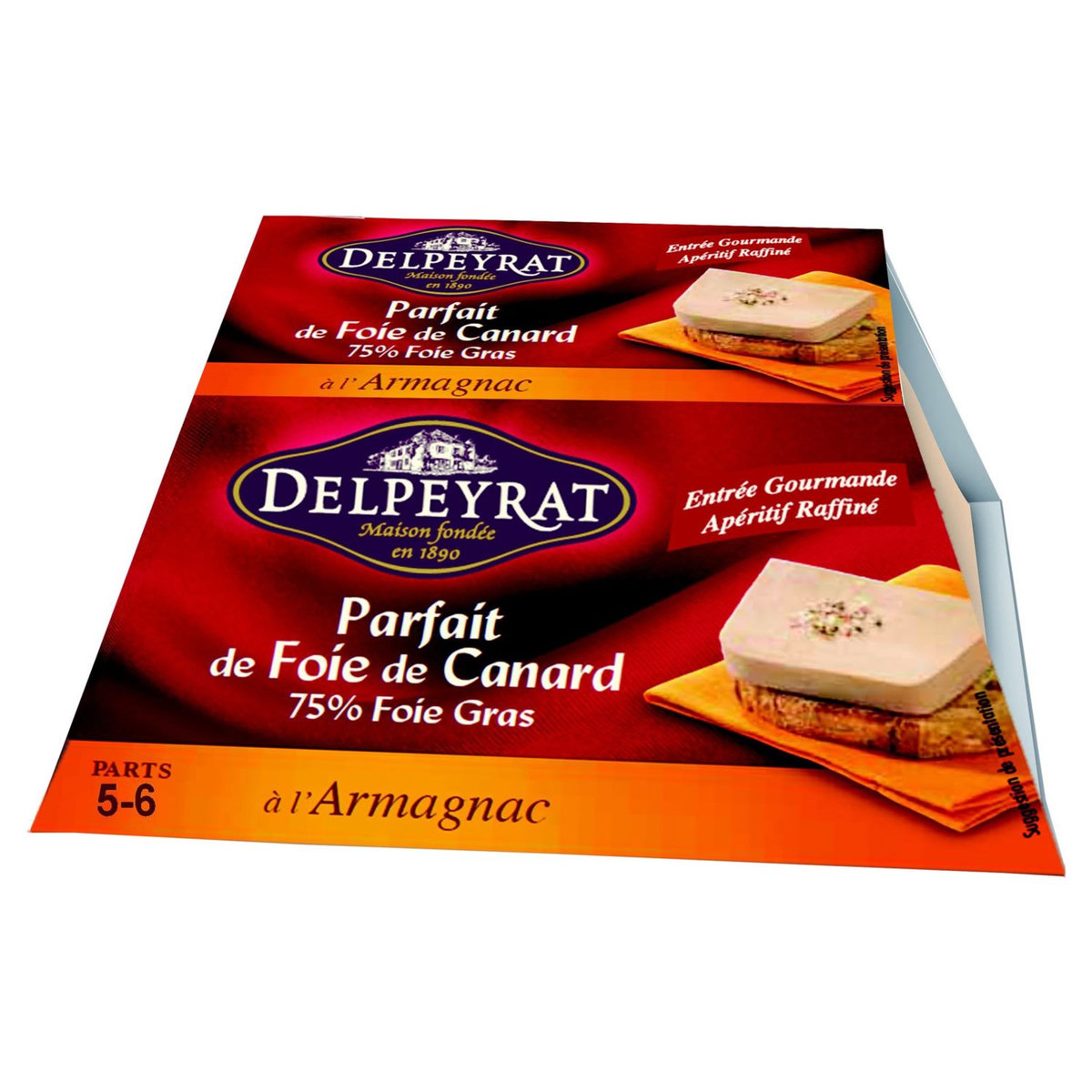 DELPEYRAT Delpeyrat le parfait foie gras de canard à l'armagnac 200g ...