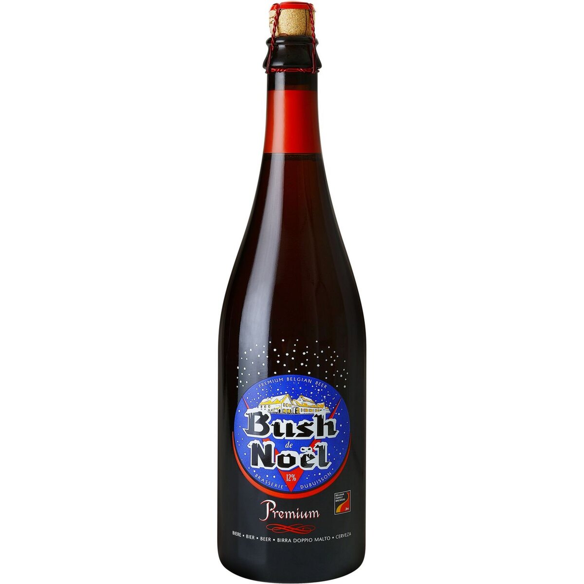 BUSH Bière de Noël belge premium 12% 75cl pas cher - Auchan.fr