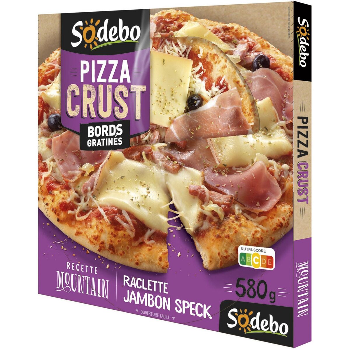 SODEBO Sodebo pizza crust recette mountain 580g pas cher - Auchan.fr