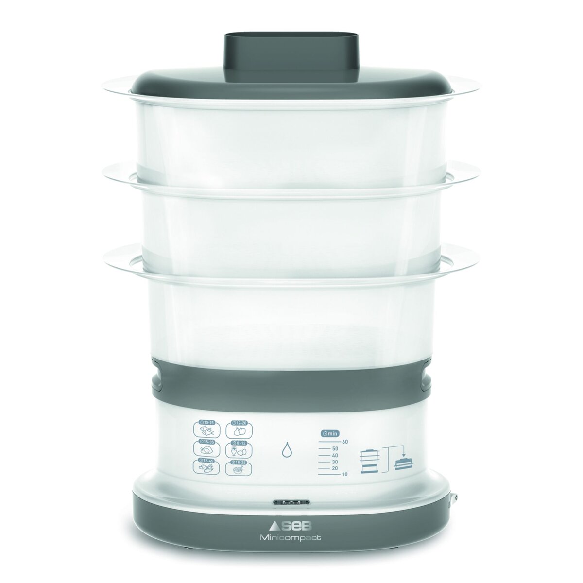 SEB Cuiseur vapeur Minicompact VC130b00 pas cher - Auchan.fr