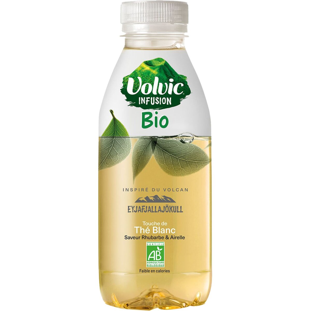 VOLVIC Infusion bio rhubarbe et airelles touche de thé blanc 75cl pas ...