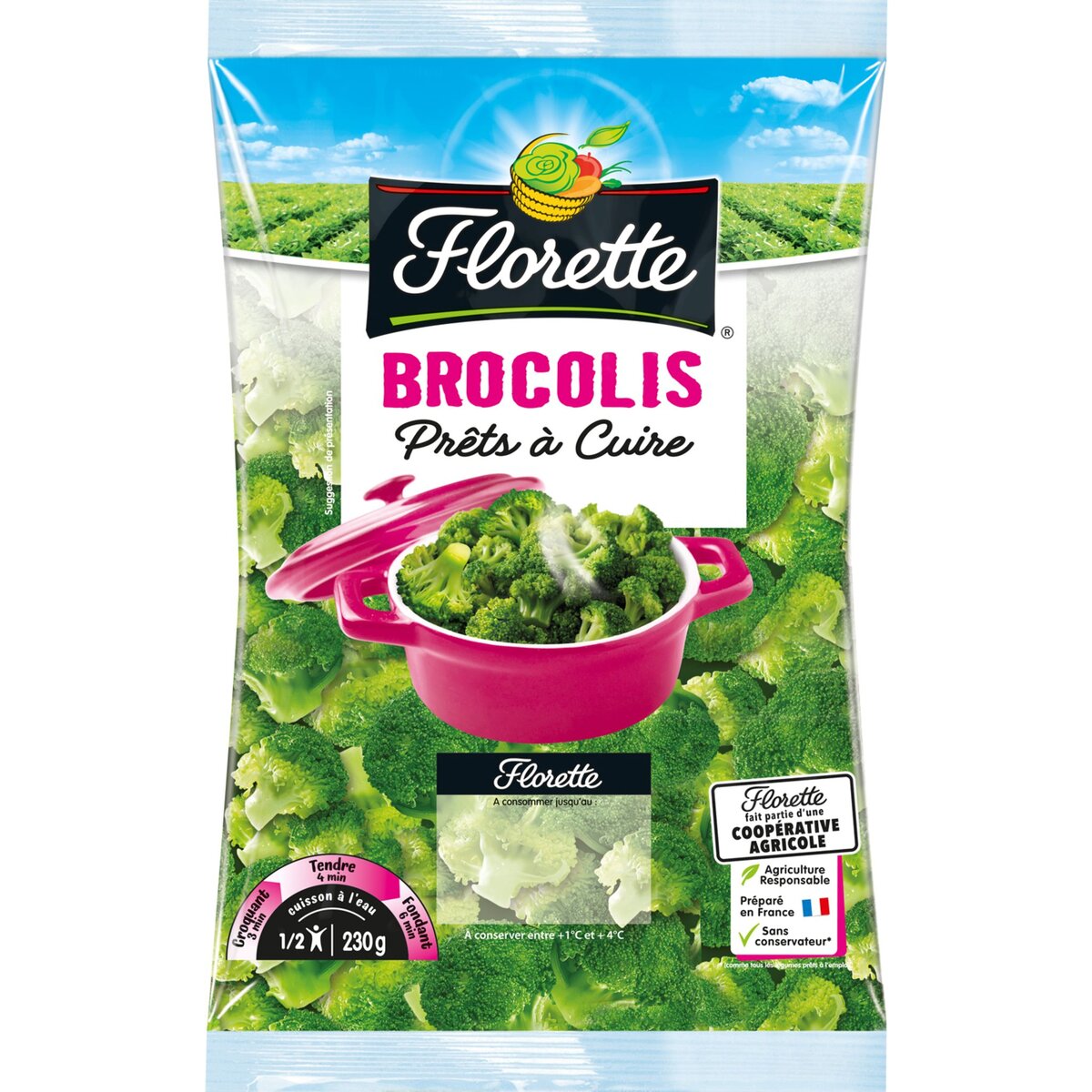 FLORETTE Florette brocolis 230g pas cher - Auchan.fr