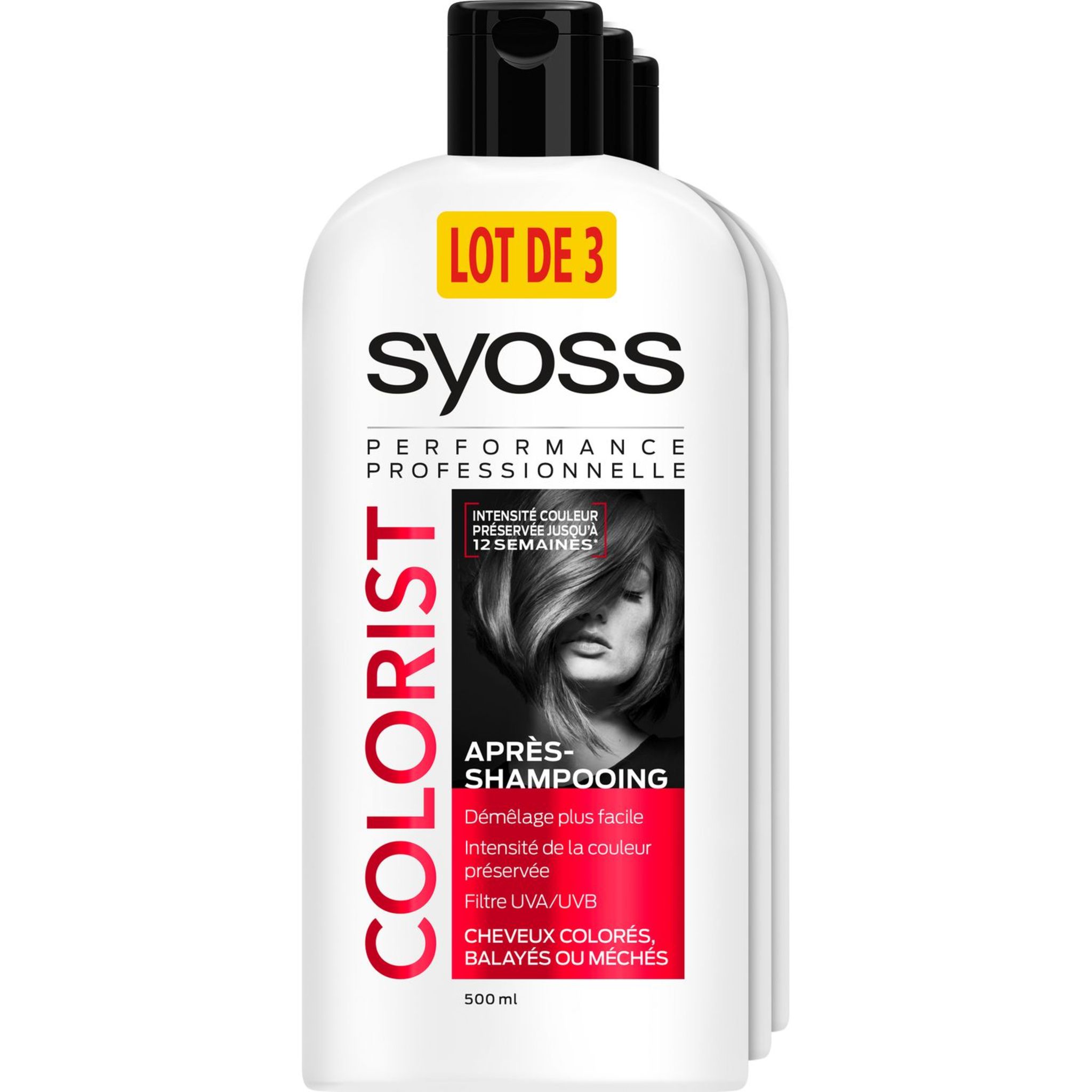 SYOSS Colorist après-shampoing cheveux colorés, balayés, méchés 500ml ...