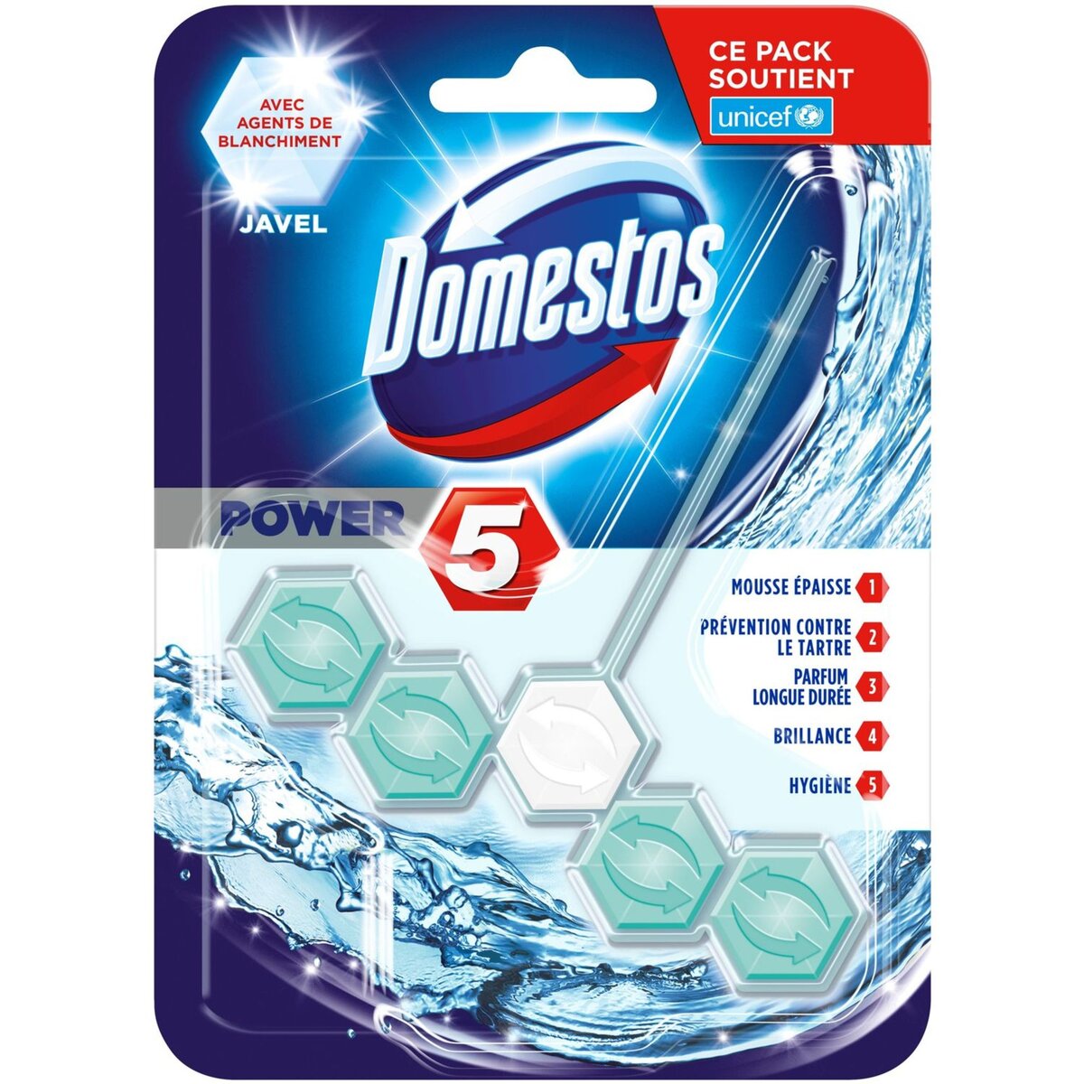 DOMESTOS Bloc WC avec javel 1 bloc pas cher - Auchan.fr DOMESTOS Bloc WC avec javel 1 bloc pas cher - Auchan.fr
