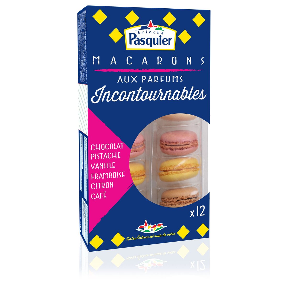 PASQUIER Macarons incontournables x12 120g pas cher - Auchan.fr