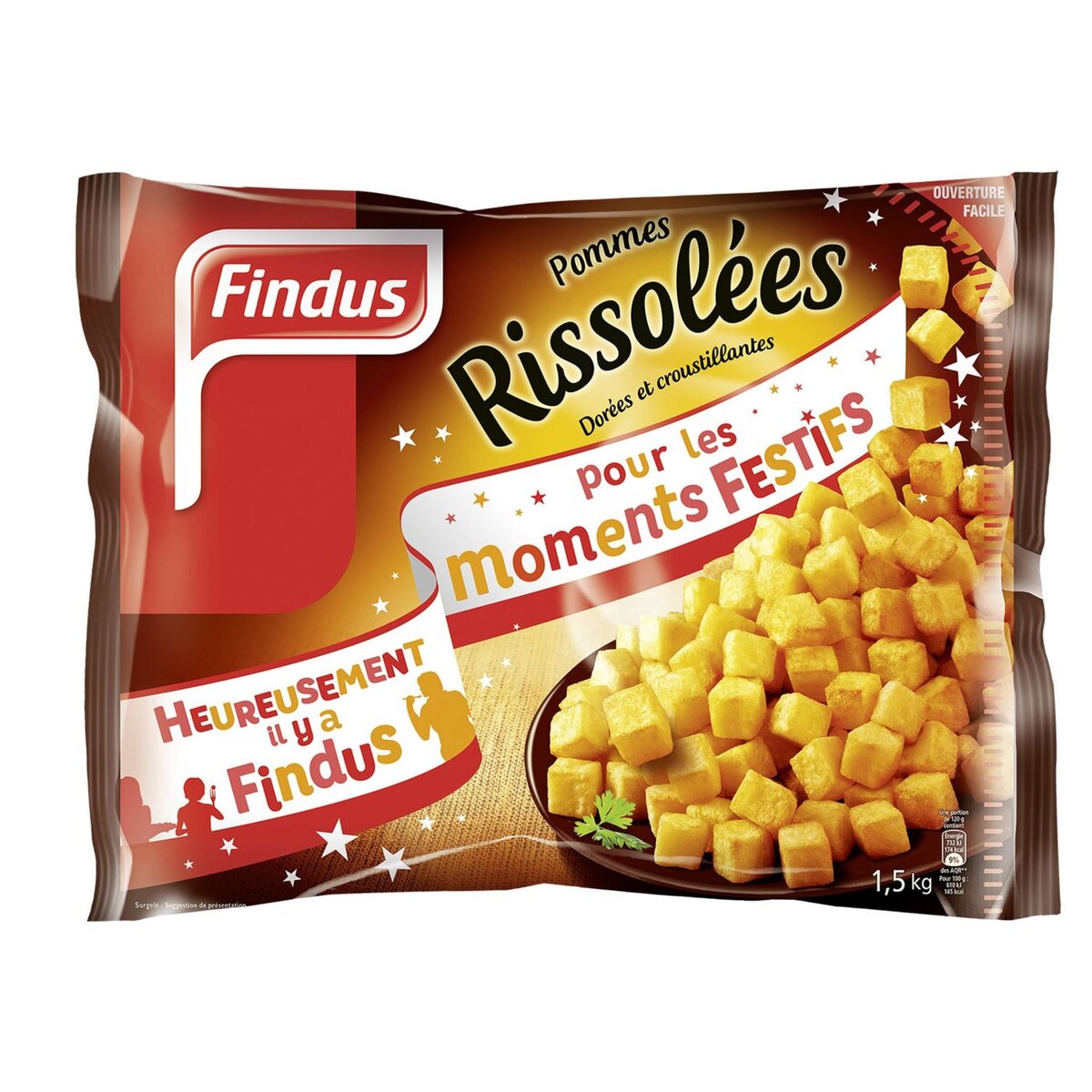 FINDUS Findus Pomme de terre rissolées 1,5kg 1,5kg pas cher - Auchan.fr