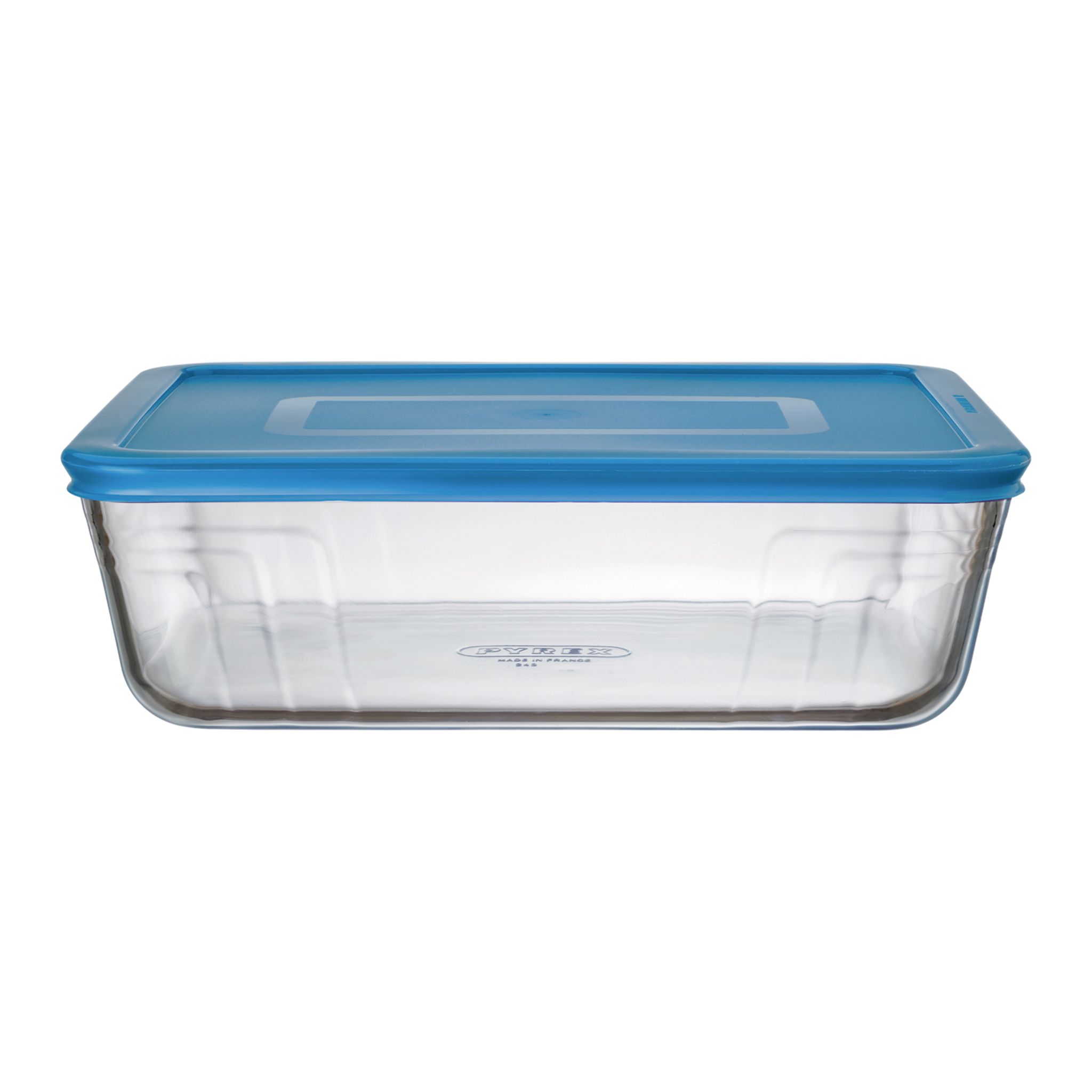 PYREX Pyrex plat rectangulaire avec couvercle turquoise 4l pas cher ...