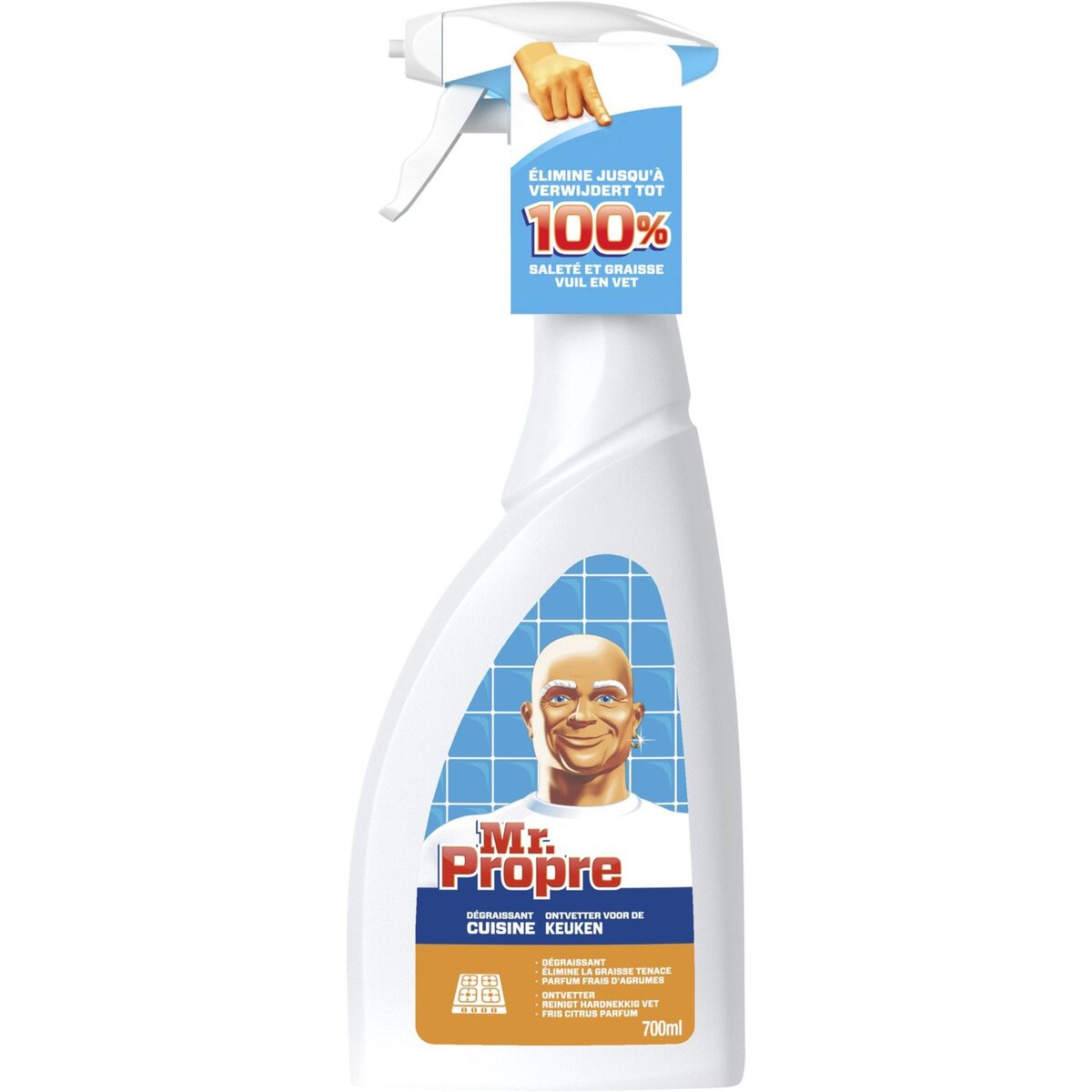 MR PROPRE Mr Propre Spray dégraissant cuisine parfum citron 700ml 700ml ...