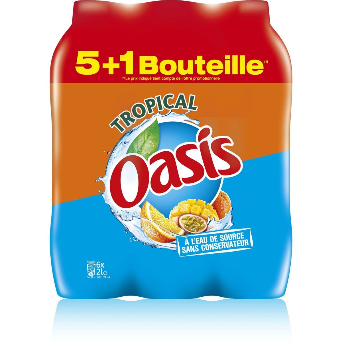 OASIS Oasis tropical 5x2l +2l offert pas cher - Auchan.fr