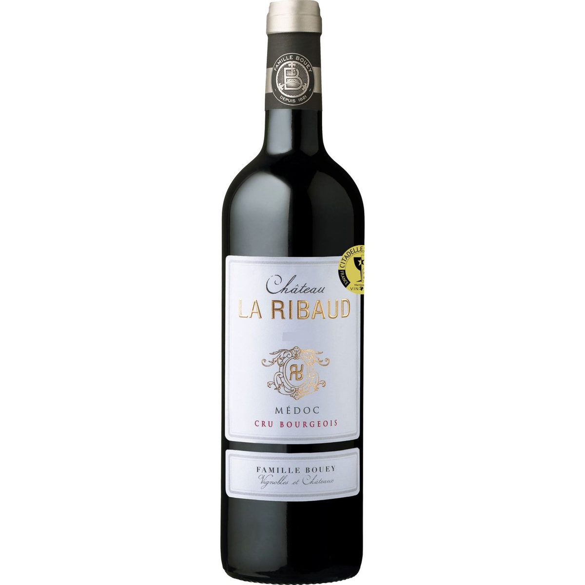 Vin rouge AOP Médoc Château la ribaud cru bourgeois famille Bouey 75cl ...