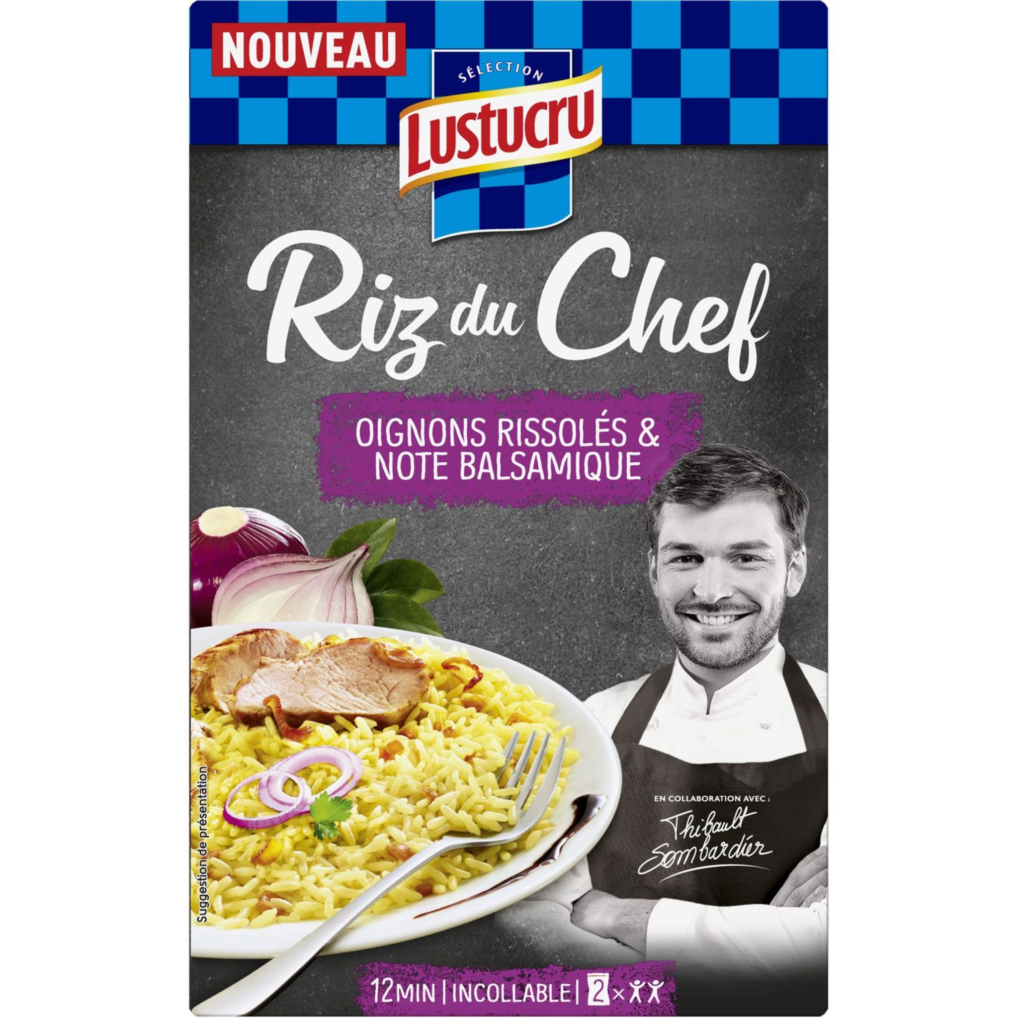 MILKA Lustucru riz du chef oignons rissolés et balsamique 360g pas cher ...