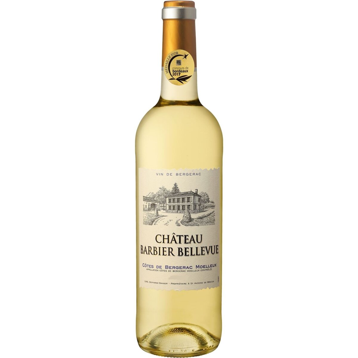 Côtes de Bergerac Château Barbier Bellevue moelleux 75cl pas cher ...