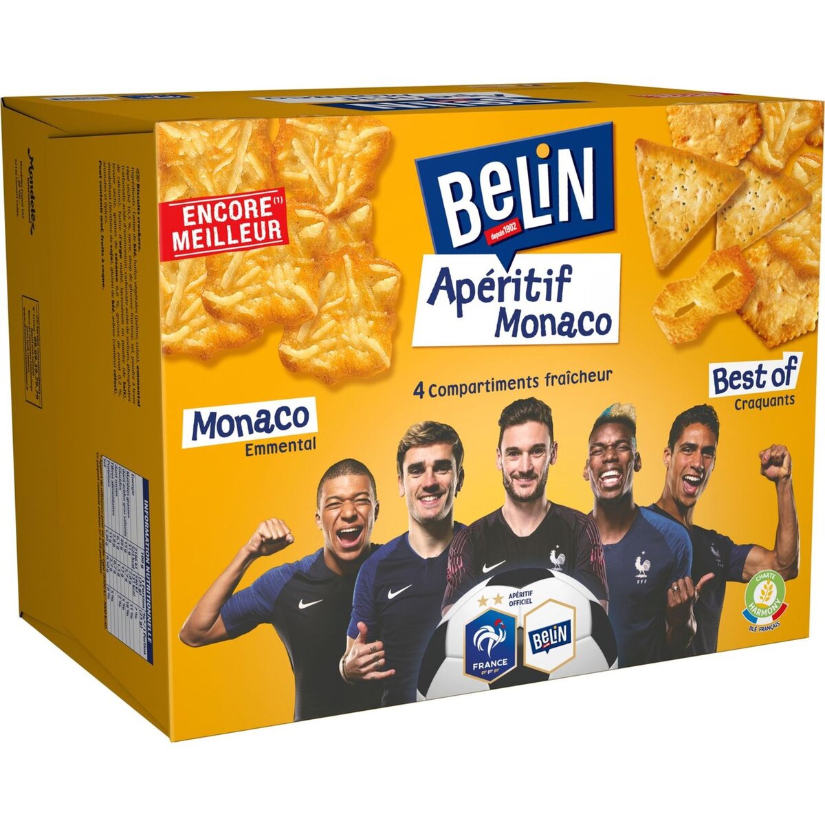 BELIN Belin Monaco Assortiment de crackers 2x340g 2x340g pas cher ...