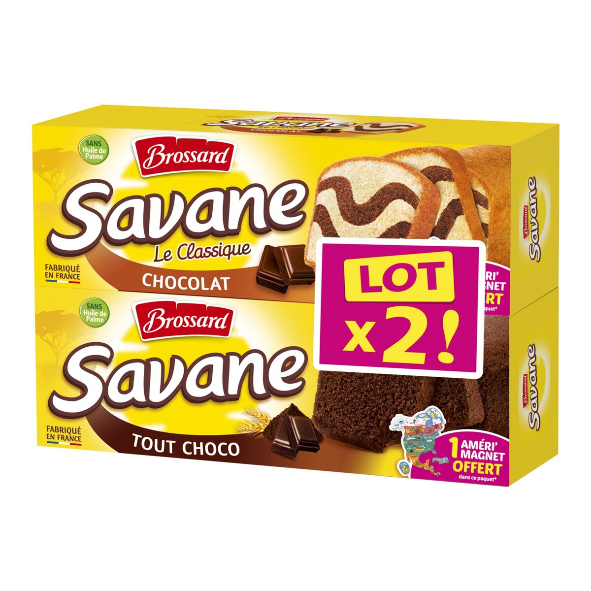 BROSSARD Savane Classique et tout chocolat sans huile de palme à ...