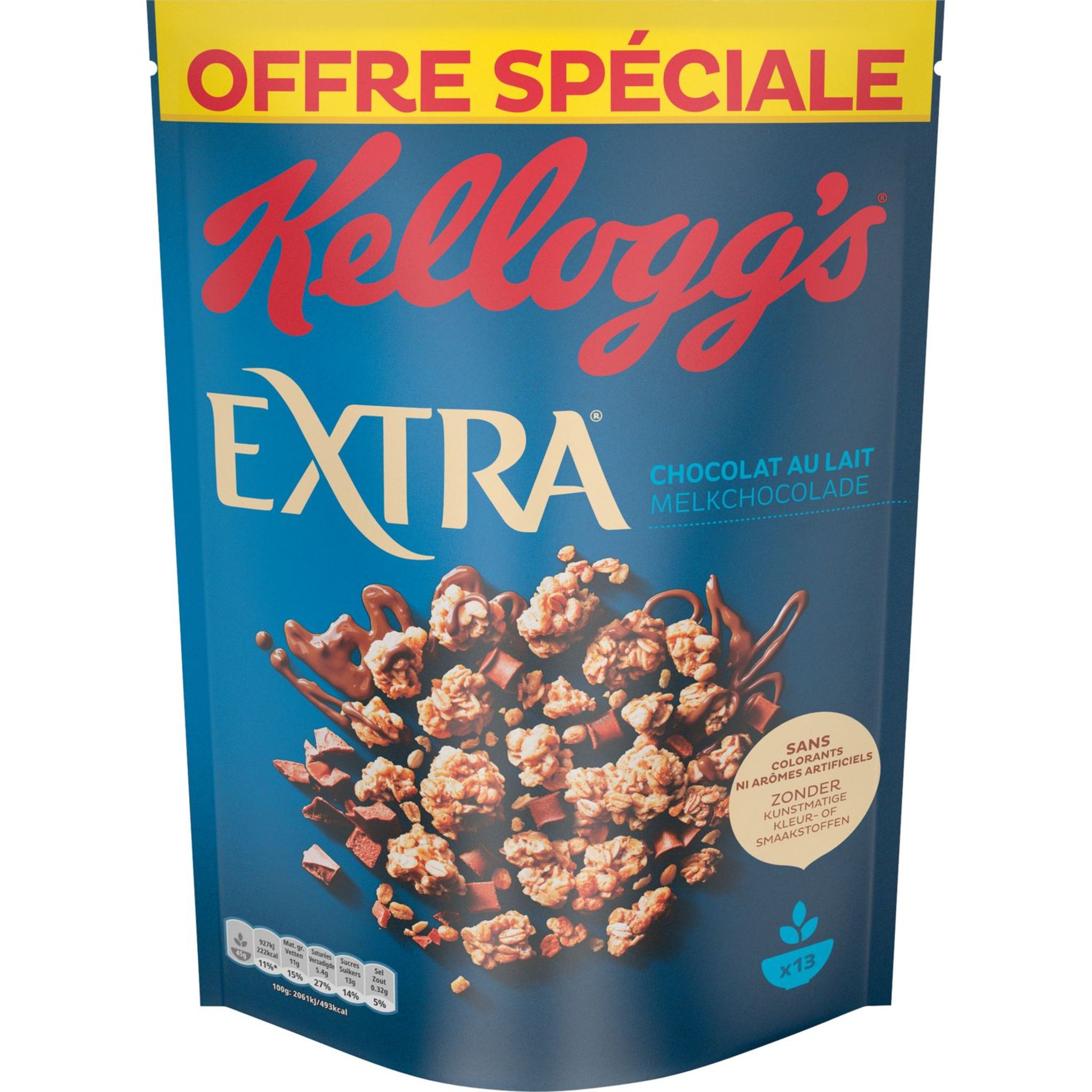 EXTRA Extra Céréales chocolat au lait 600g 600g pas cher - Auchan.fr