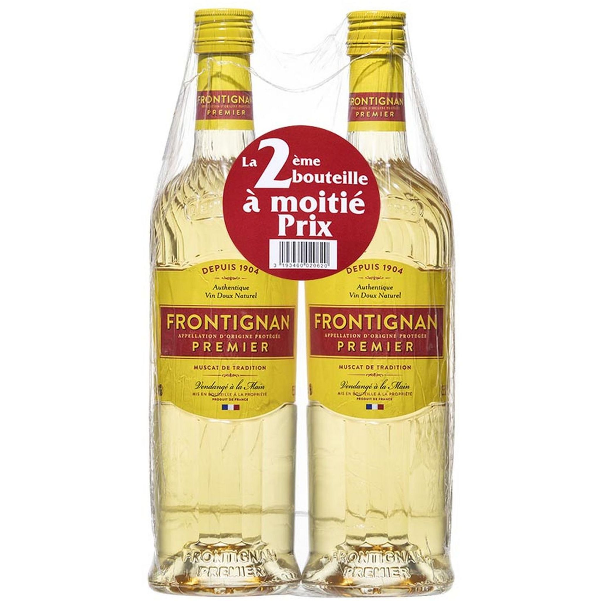 Muscat de Frontignan premier 15° -2x75cl pas cher - Auchan.fr