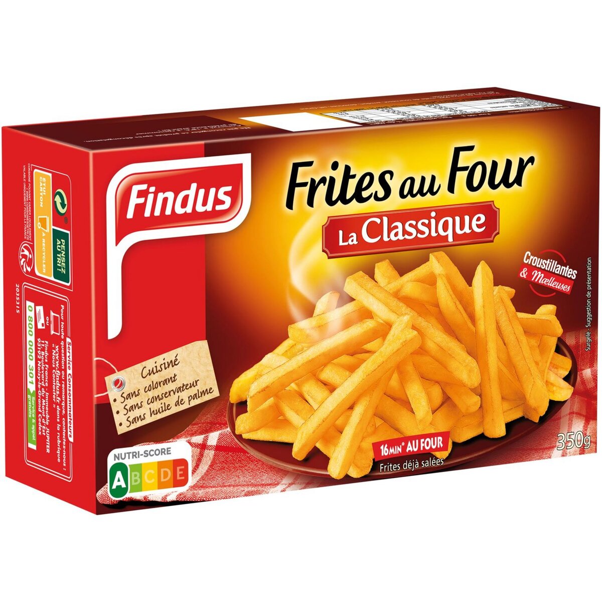 FINDUS Findus frite classique au four 350g pas cher - Auchan.fr