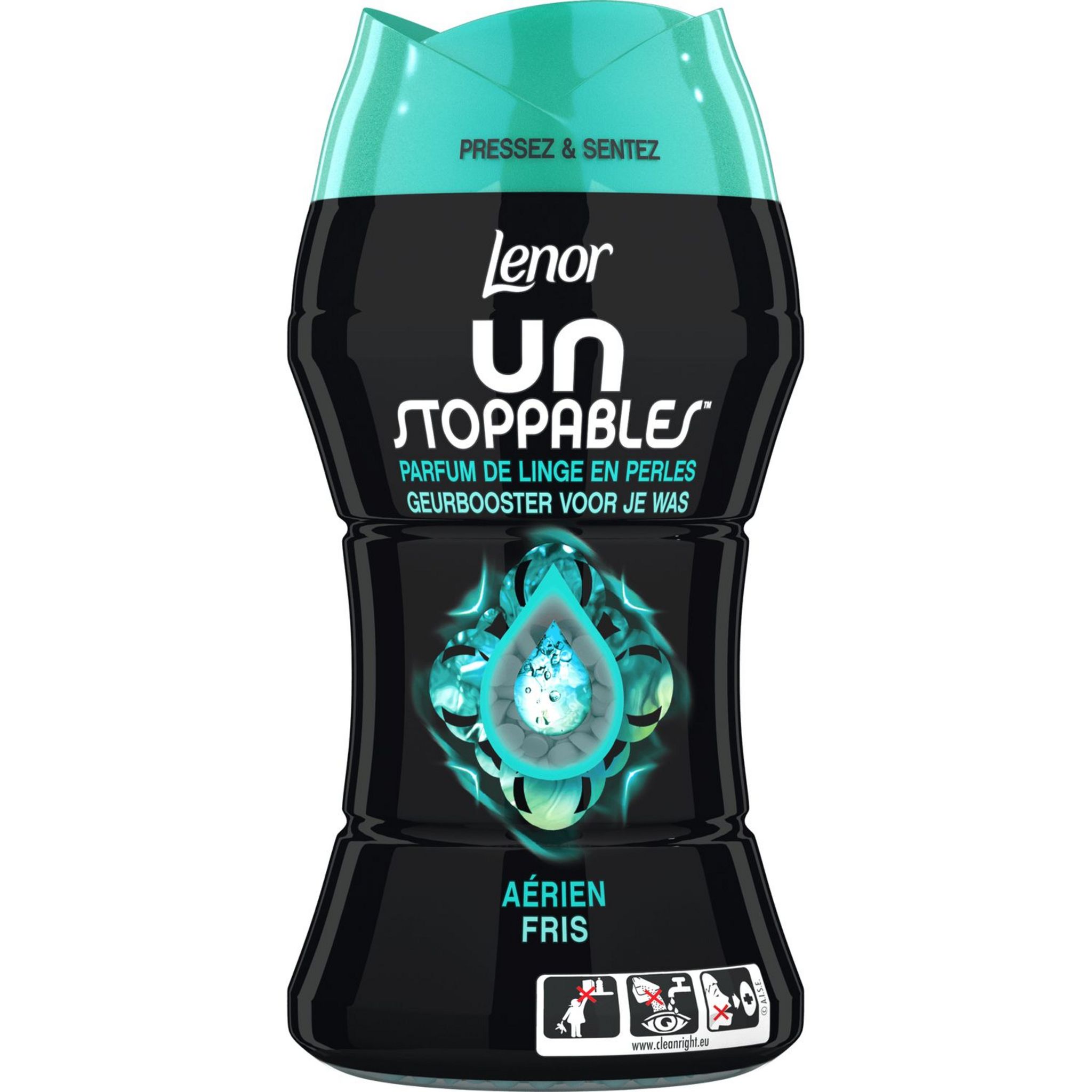 LENOR Unstoppables parfum de linge en billes aérien 10 lavages 140g pas ...