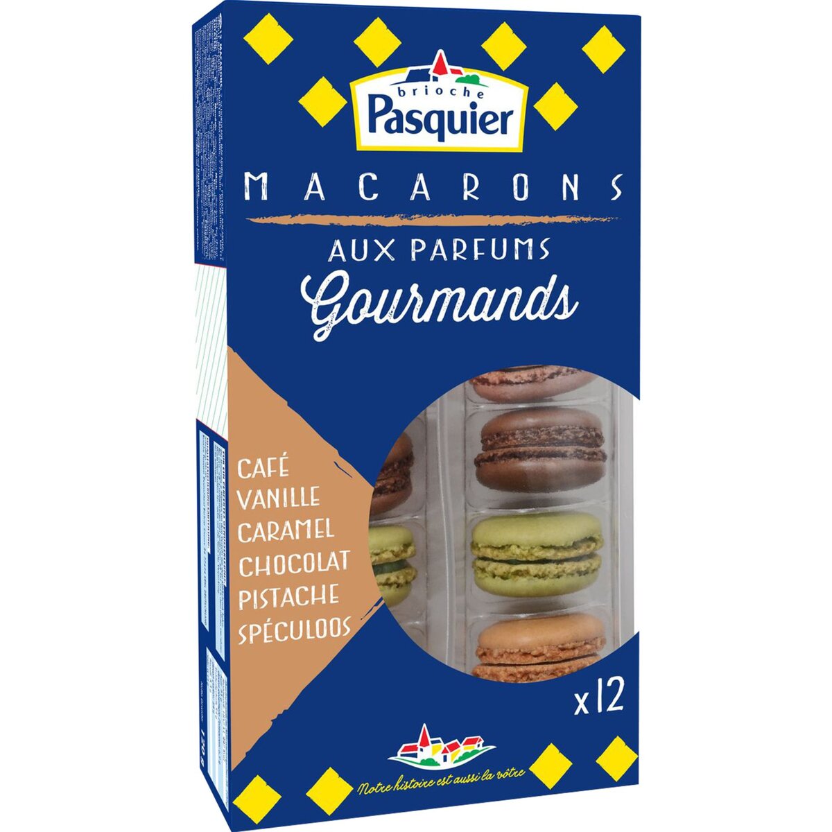 PASQUIER Pasquier macaron gourmand x12 -120g pas cher - Auchan.fr