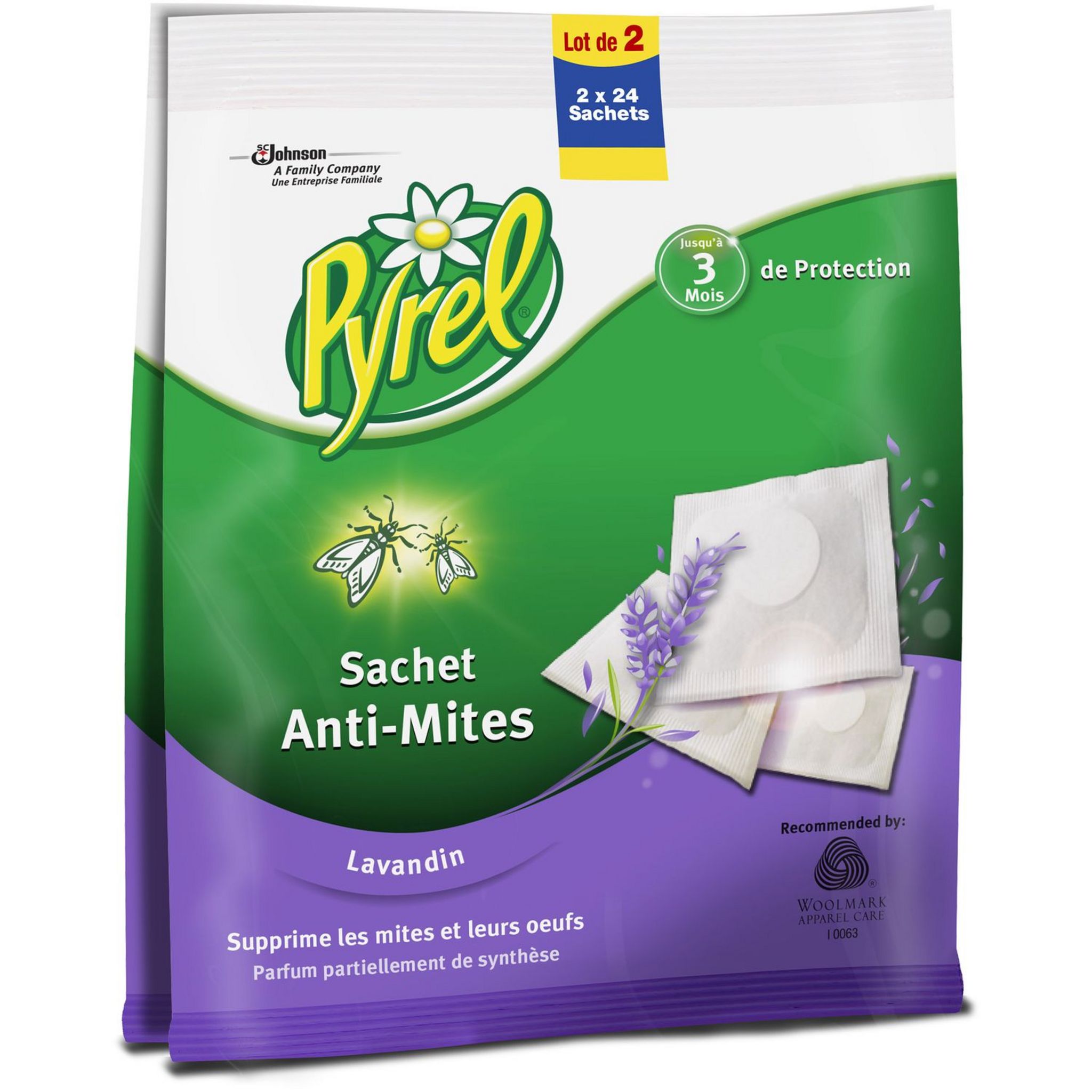 PYREL Les sachets Pyrel sans insecticide diffusent un agréable parfum ...