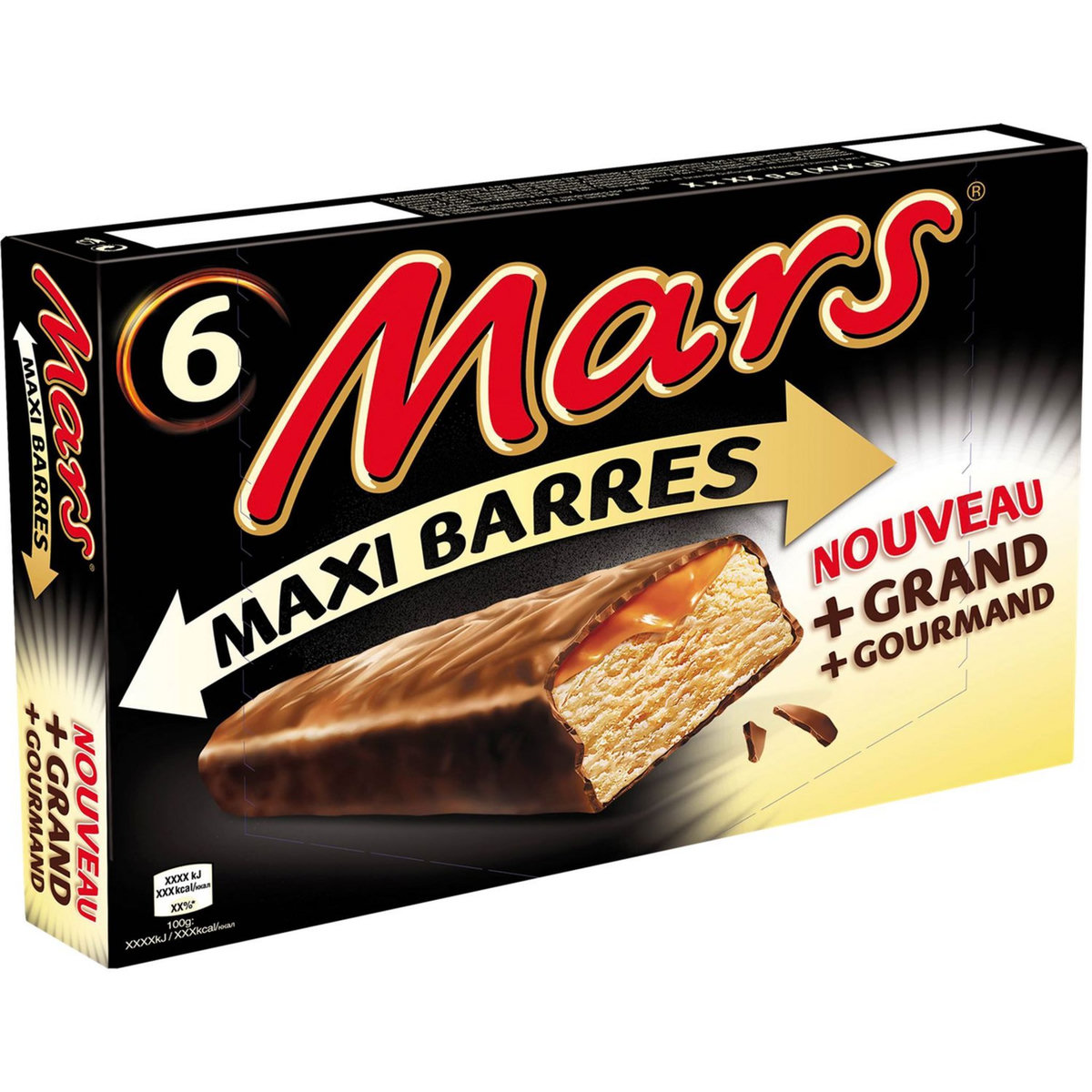 MARS Mars barre maxi x6 -360g pas cher - Auchan.fr