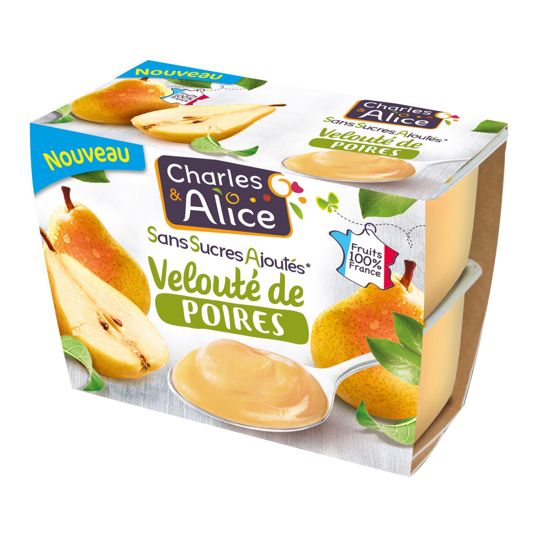 CHARLES ET ALICE Charles & Alice velouté poire sans sucres ajoutés ...