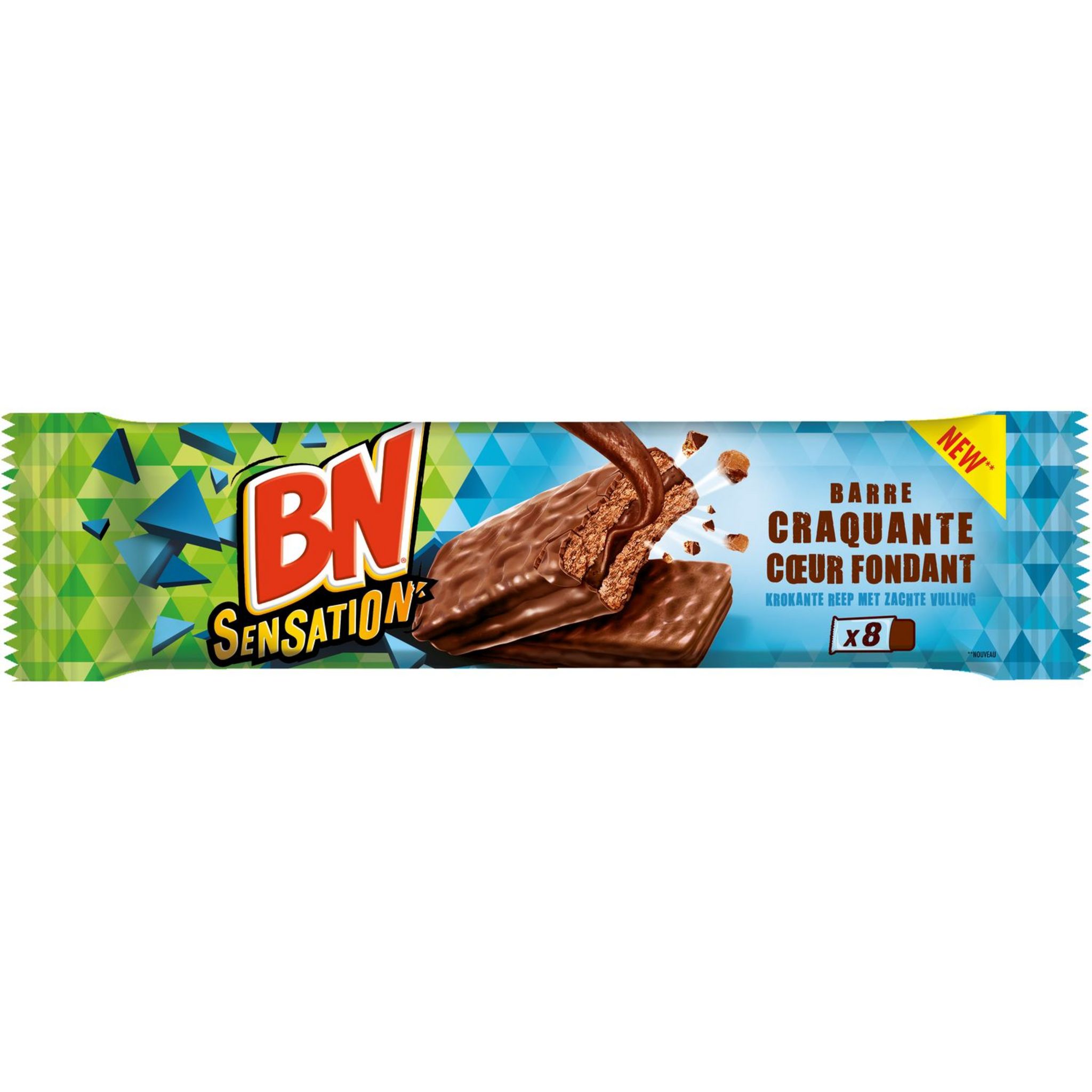 BN Sensation biscuits barre craquante cœur fondant 8 biscuits 197g pas ...