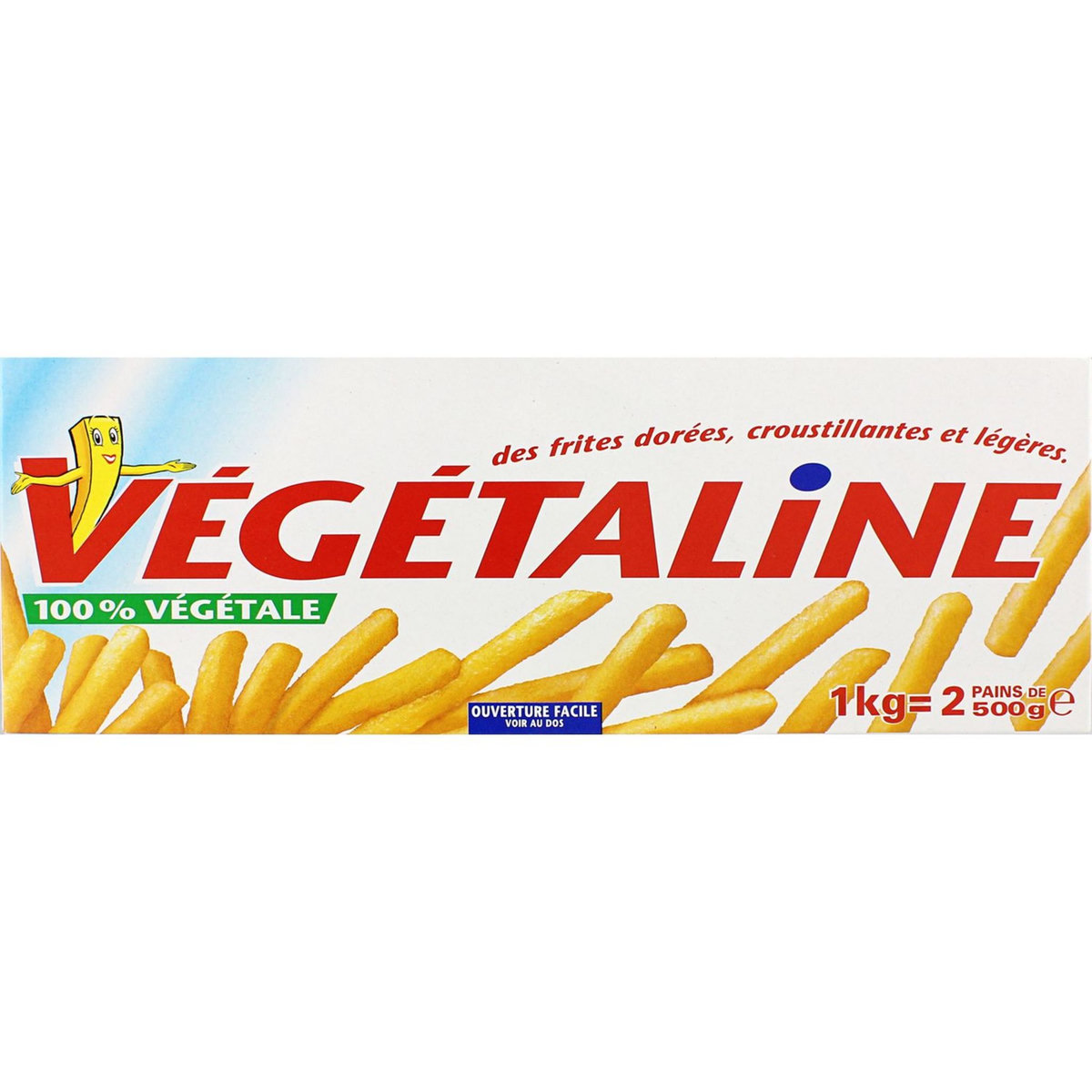VEGETALINE Végétaline Matière grasse végétale pour frites 2x500g 2x500g ...