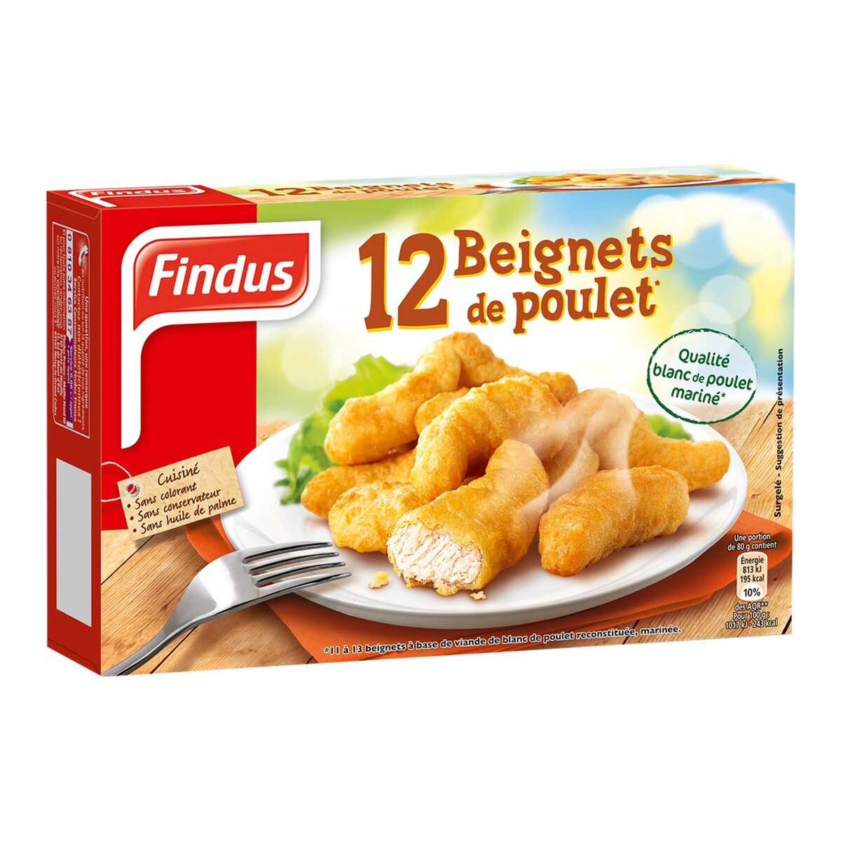 FINDUS Findus beignet de poulet x12 -250g pas cher - Auchan.fr